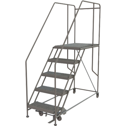 Tri-Arc Manufacturing WLWP152436SL Mobile Work Platform, Steel, 5 Steps ...