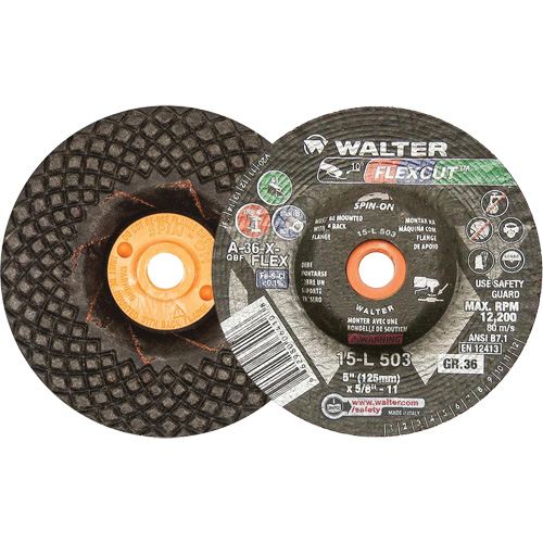Walter Surface Technologies 15L503 Flexcut Depressed Centre Grinding Wheels 5