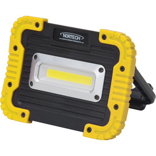 Nortech 9800Y Portable Work Light, LED, 10 W, 1000 Lumens, Plastic Housing