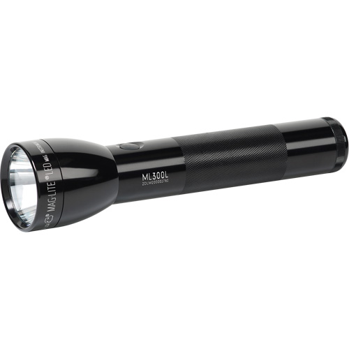 Maglite ML300L-S2016 2-Cell Flashlight, LED, 487 Lumens, D Batteries