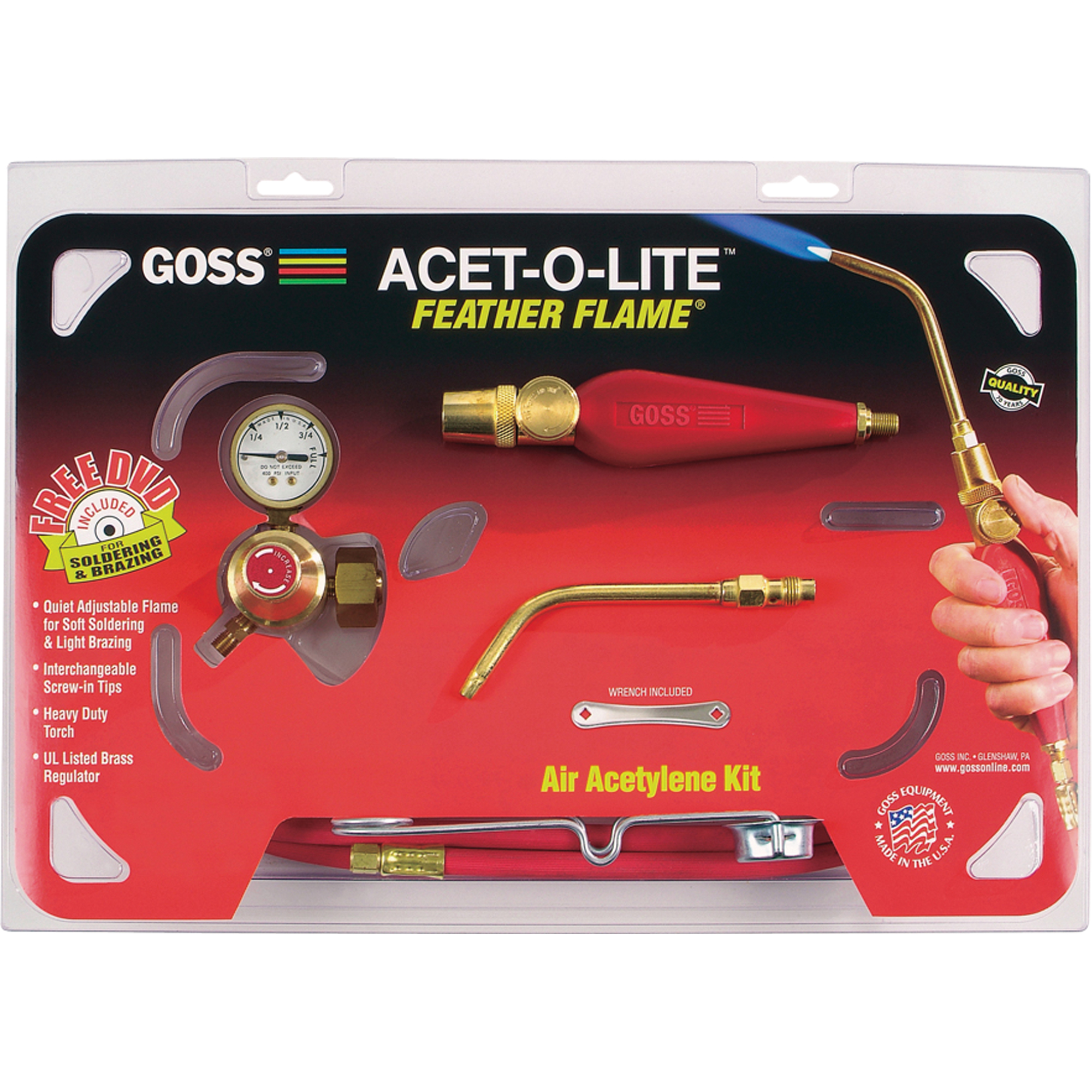 Goss KA-1H Air-Acetylene Feather Flame® Torch Kits