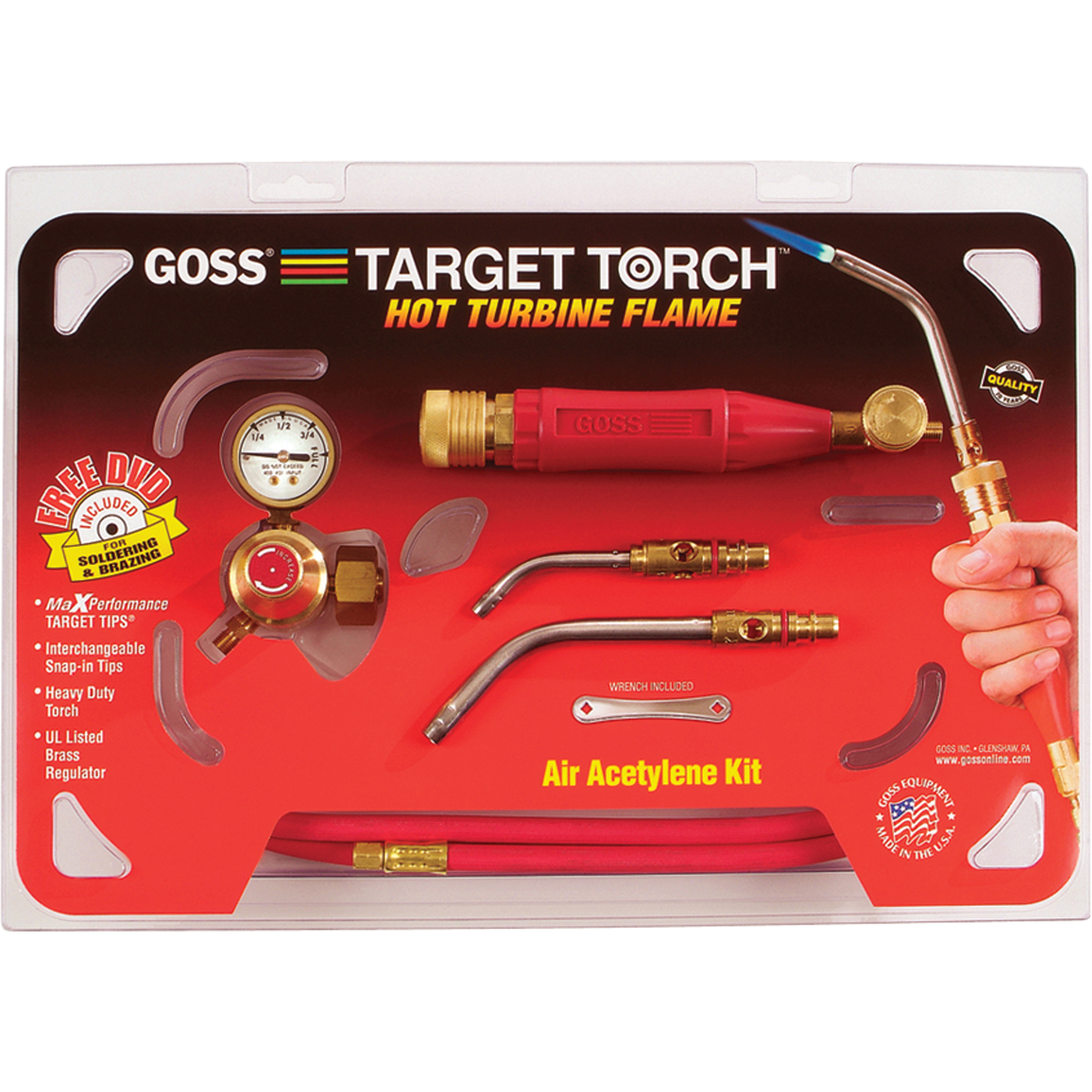 Goss KX-7B Air-Acetylene Target® Torch Kits