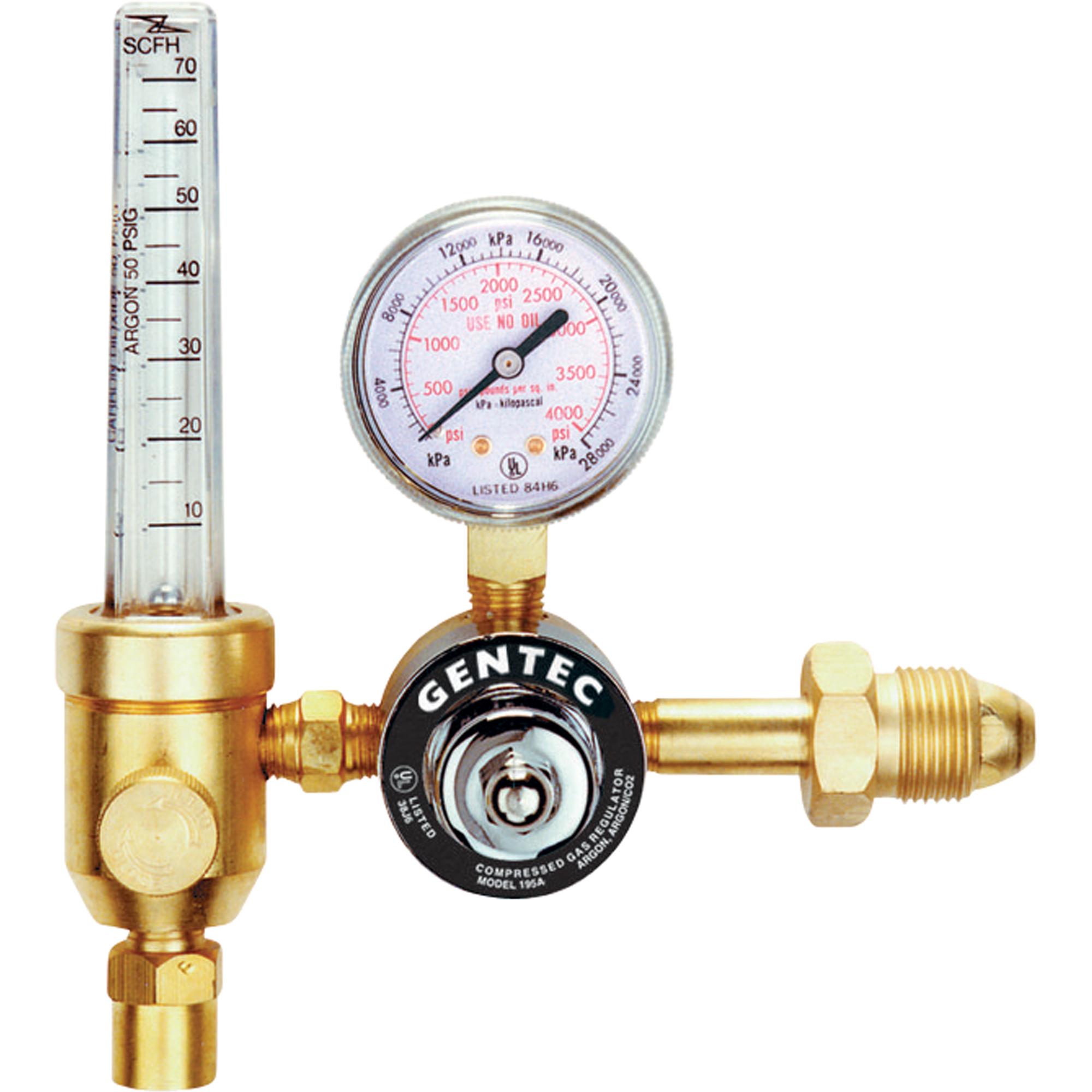 GENTEC 195 Series - "Mig Master" Flowmeter Regulators 331-4175 (195CD ...
