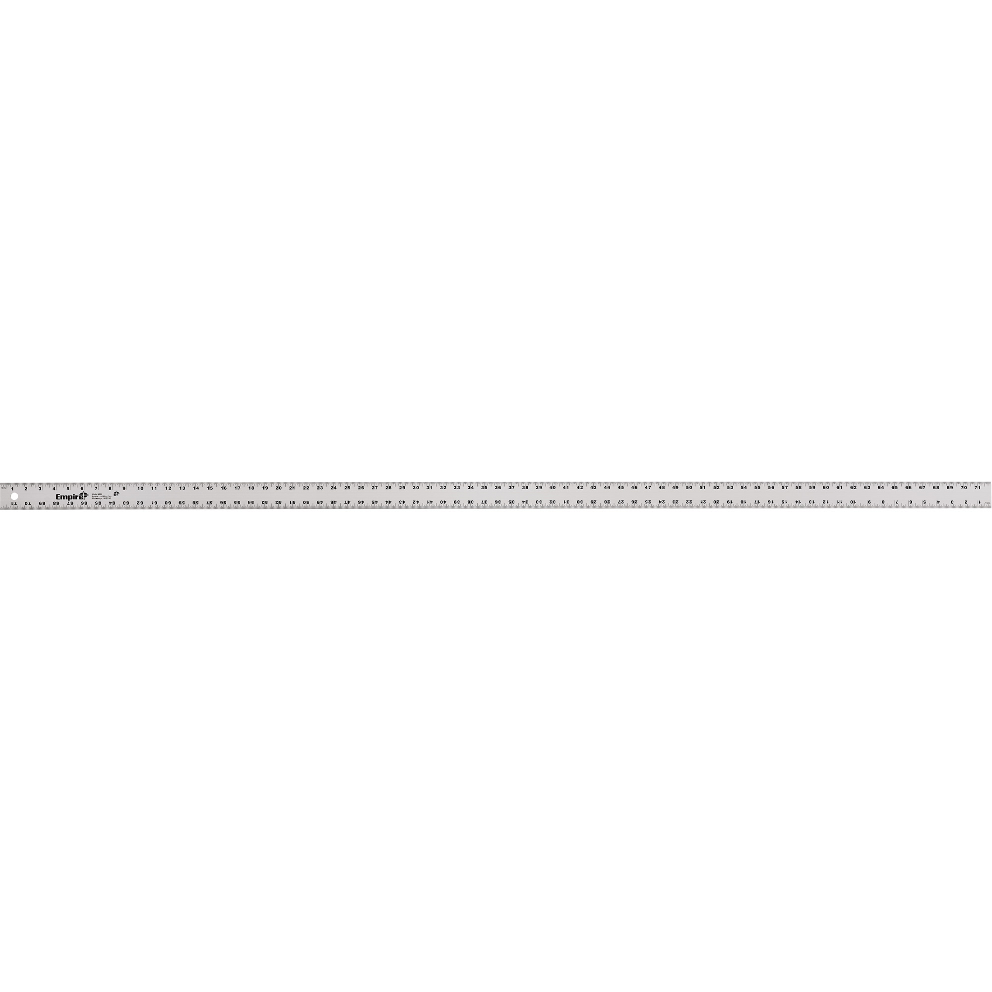 EMPIRE Heavy-Duty Straight Edge, 72" L, Aluminum, 1" Graduations 426 ...