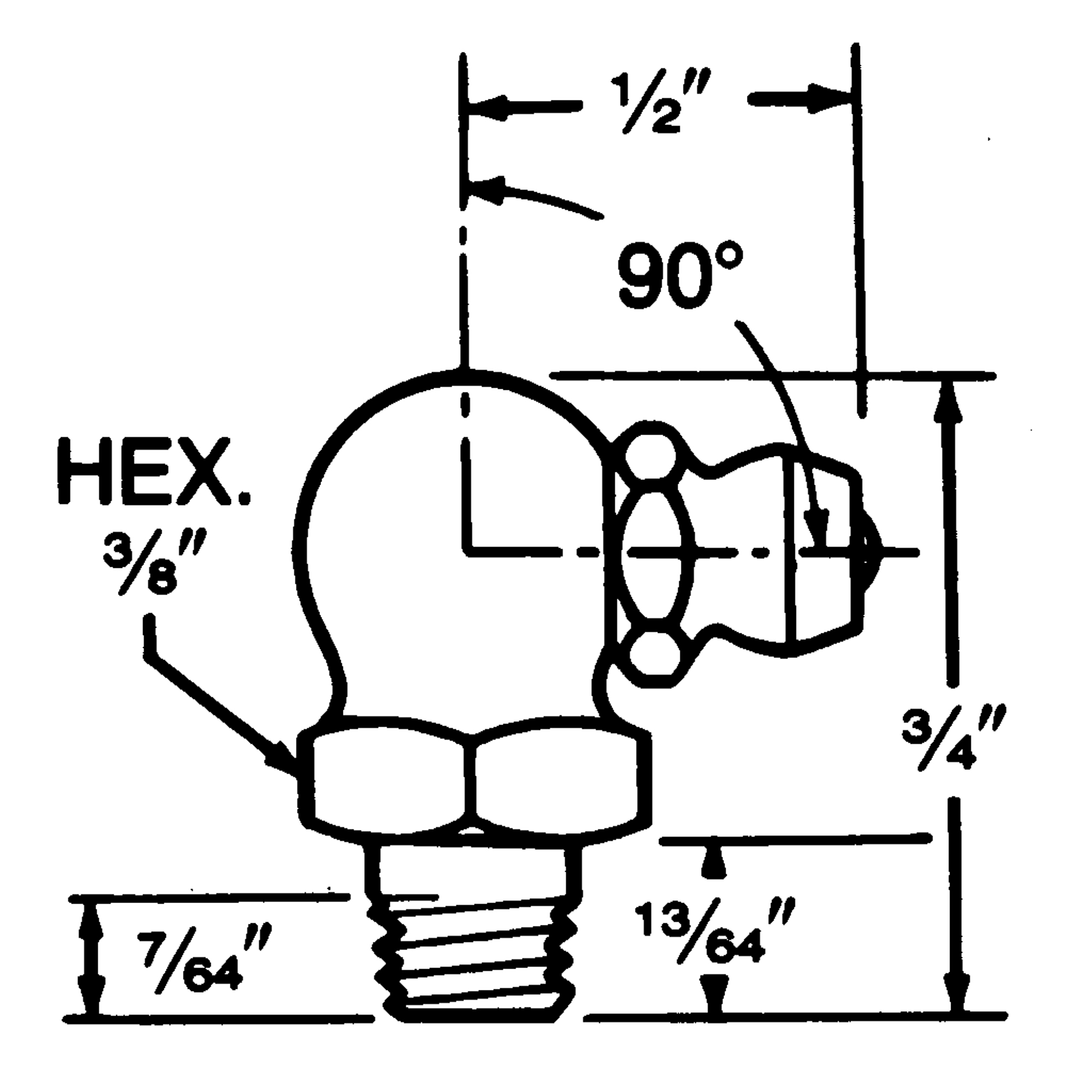ALEMITE Lubrication Bulk Fittings AA689 (1911-B1) | Shop Grease Fitting ...