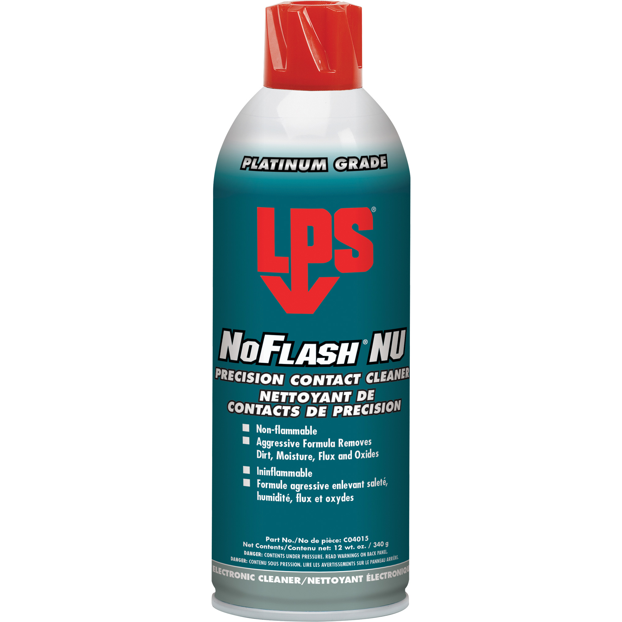 LPS C04015 NoFlash NU® Precision Contact Cleaner, Aerosol Can