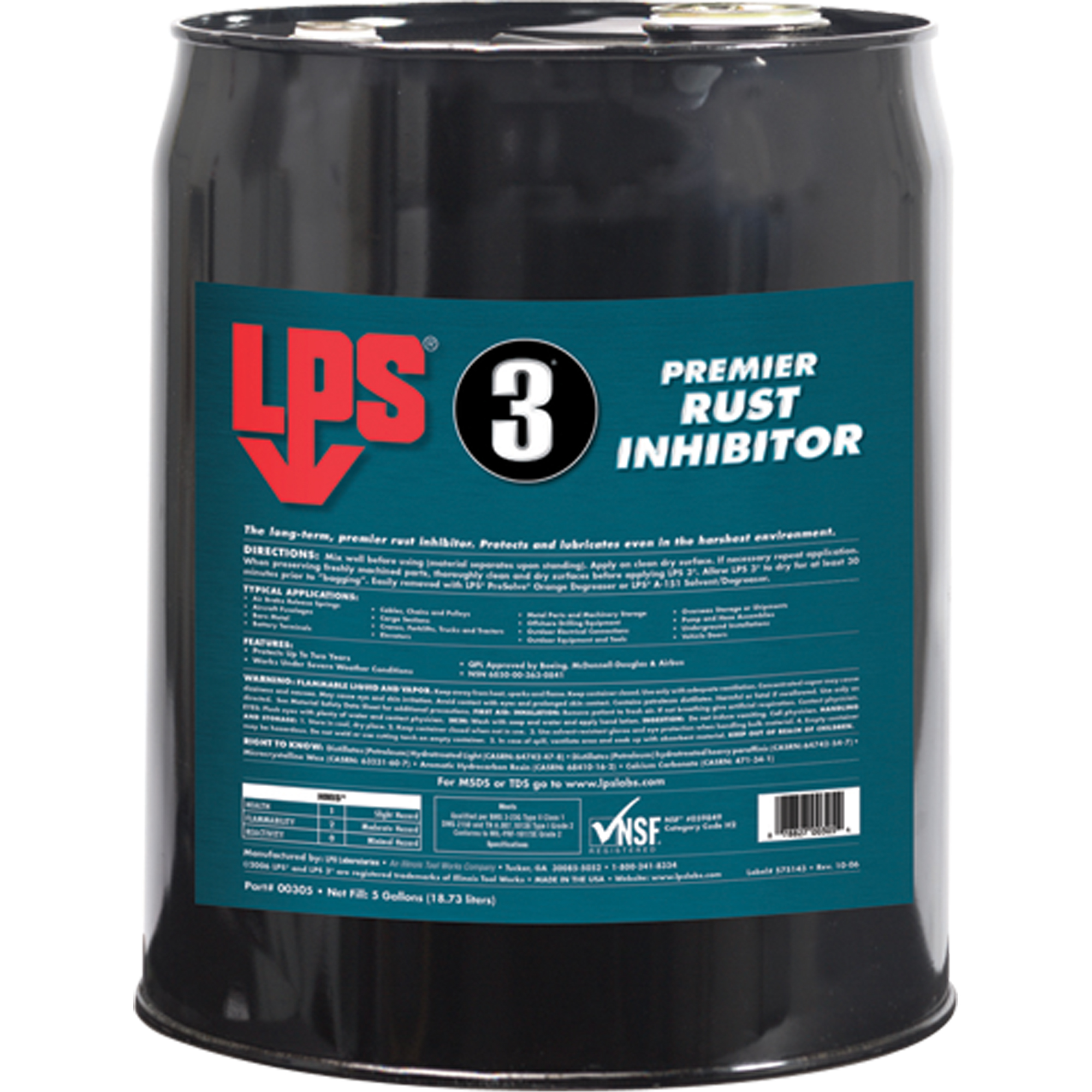 LPS C00305 LPS 3® Premier Rust Inhibitor, Pail