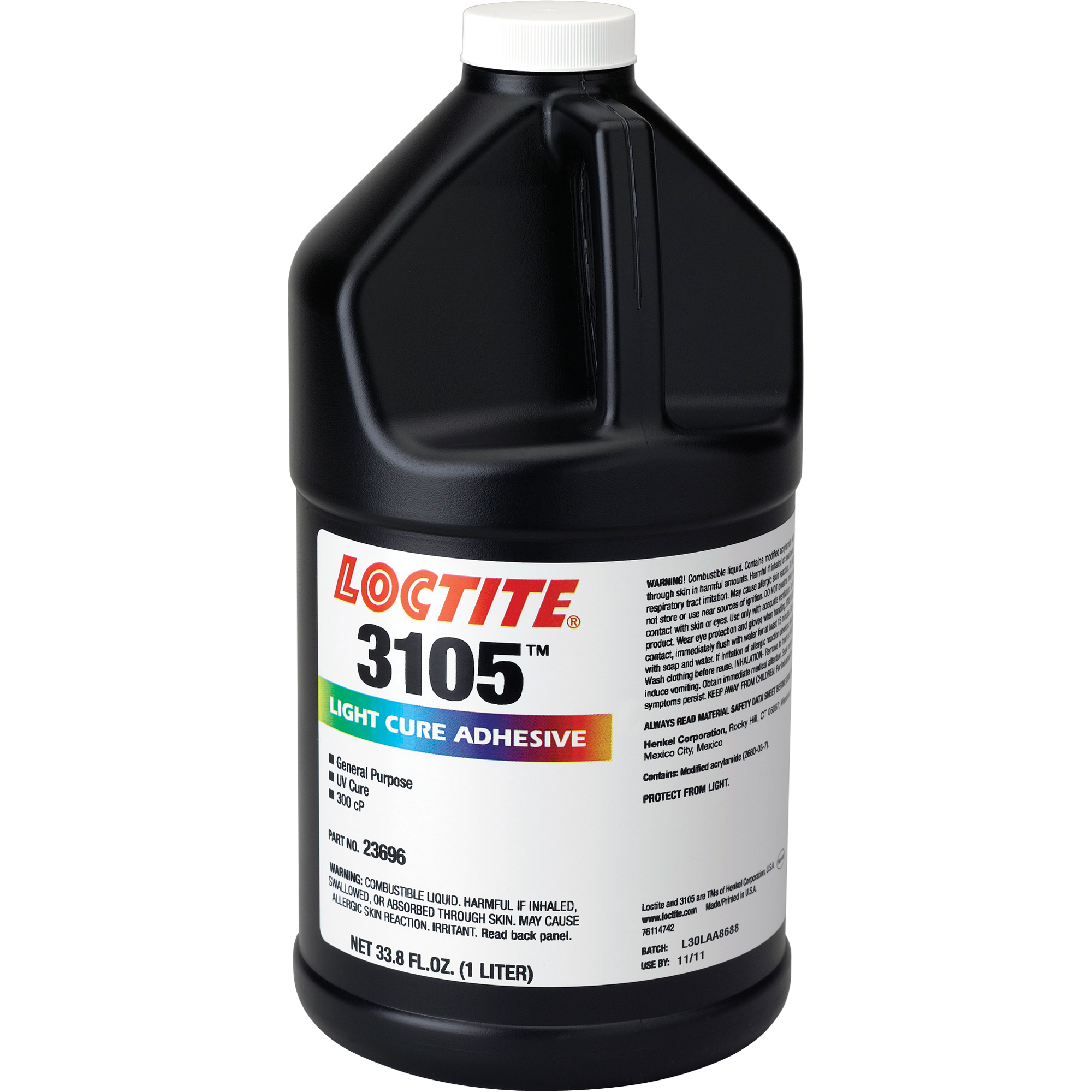 Loctite 230367 3105 Light Cure Acrylic , 1 L
