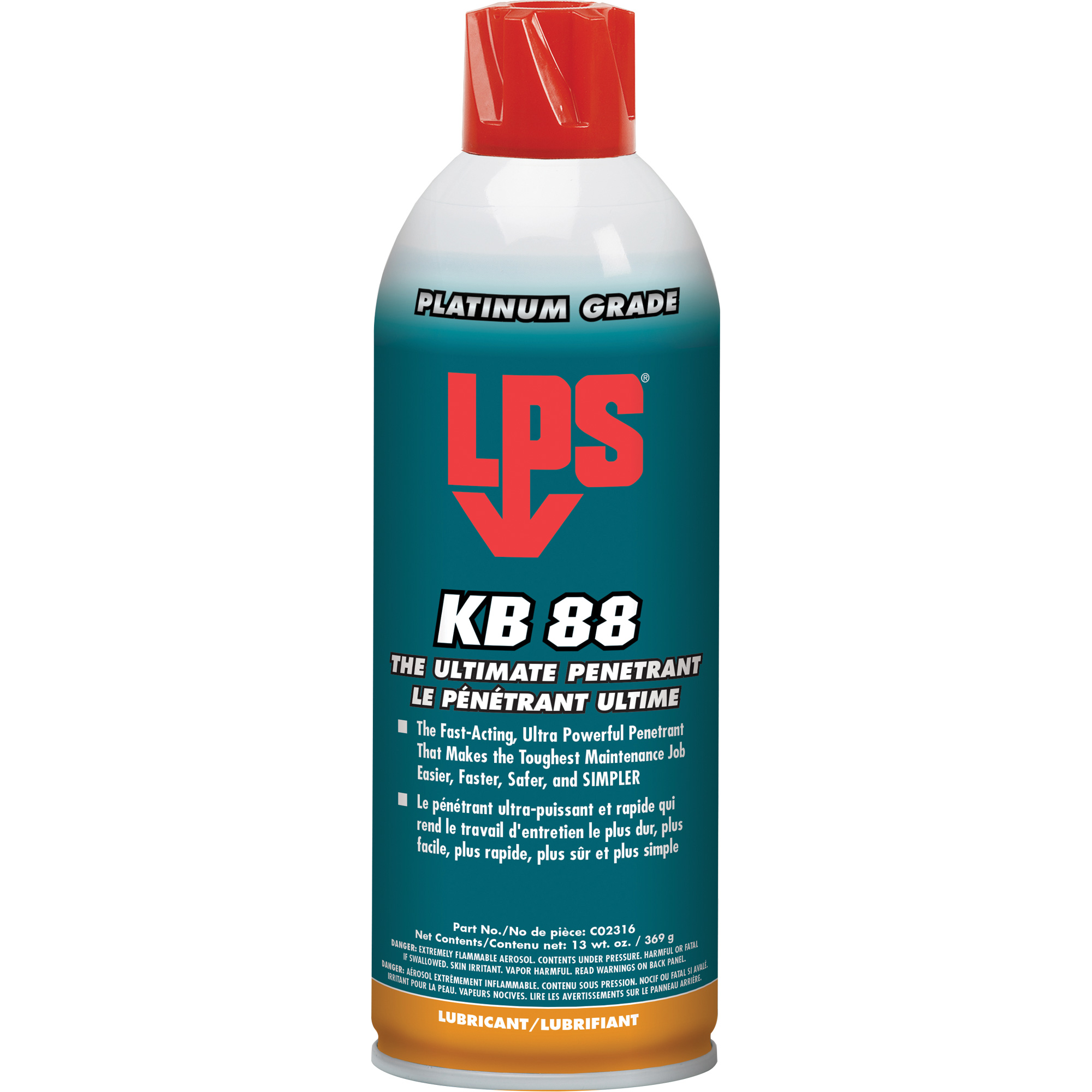 LPS C02316 KB 88 The Ultimate Penetrant, Aerosol Can, 13 oz.