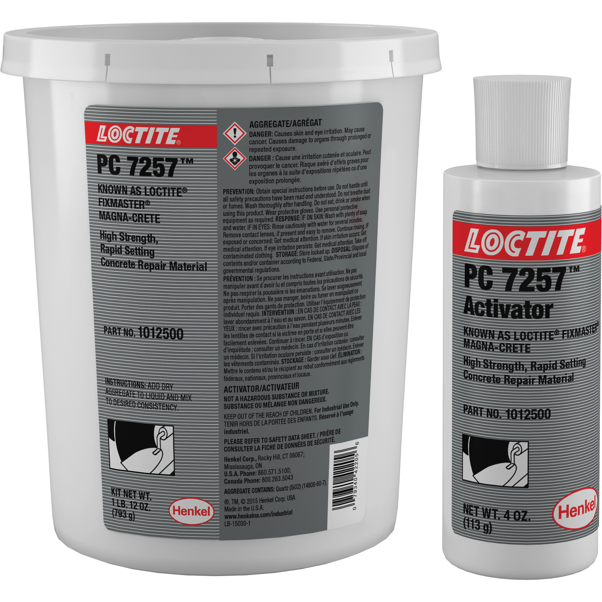 LOCTITE Fixmaster Magna-Crete Concrete Repair, Kit, Grey AF282 (1012500 ...