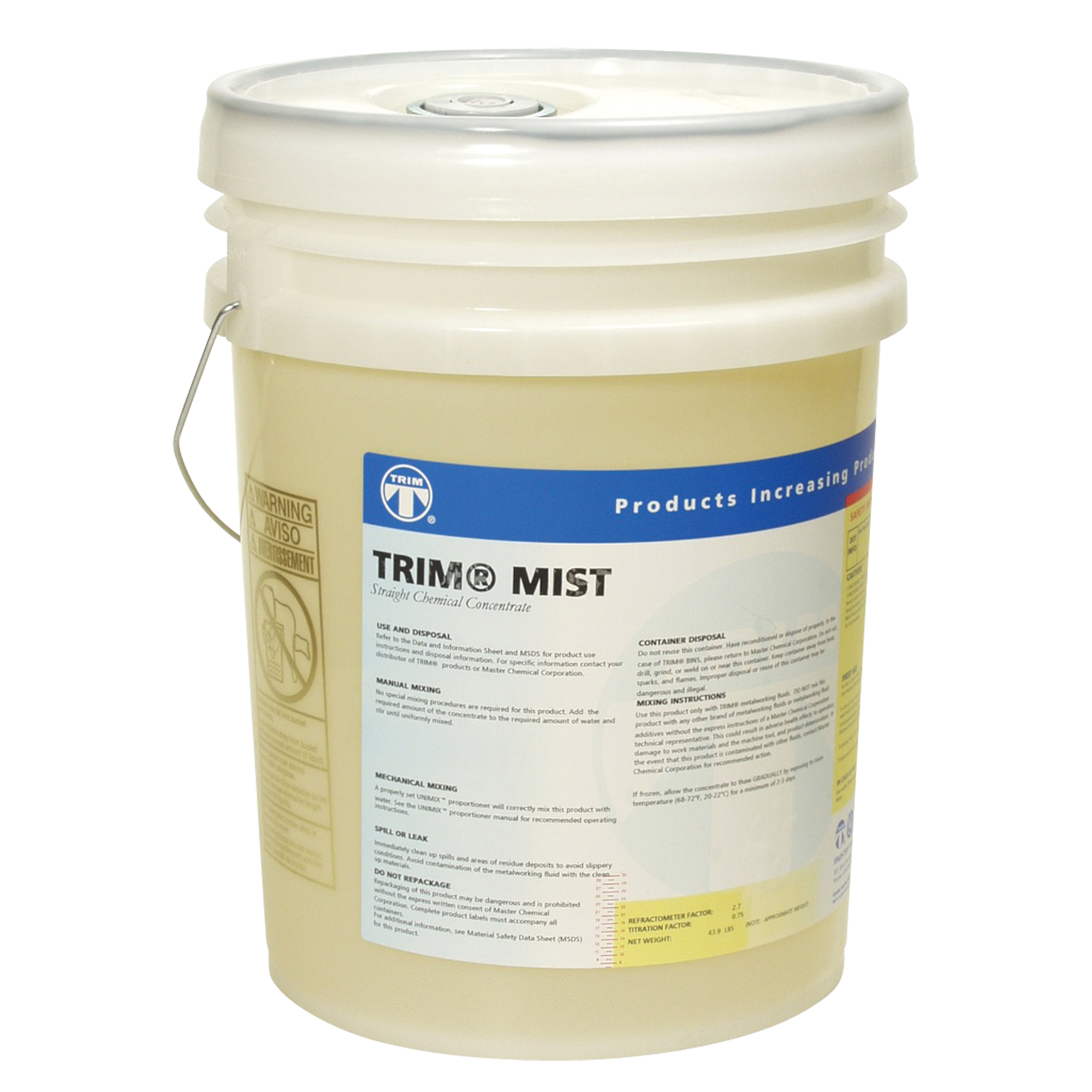 Master Fluid Solutions MIST/5 TRIM® MIST Synthetic Misting Coolant, Pail