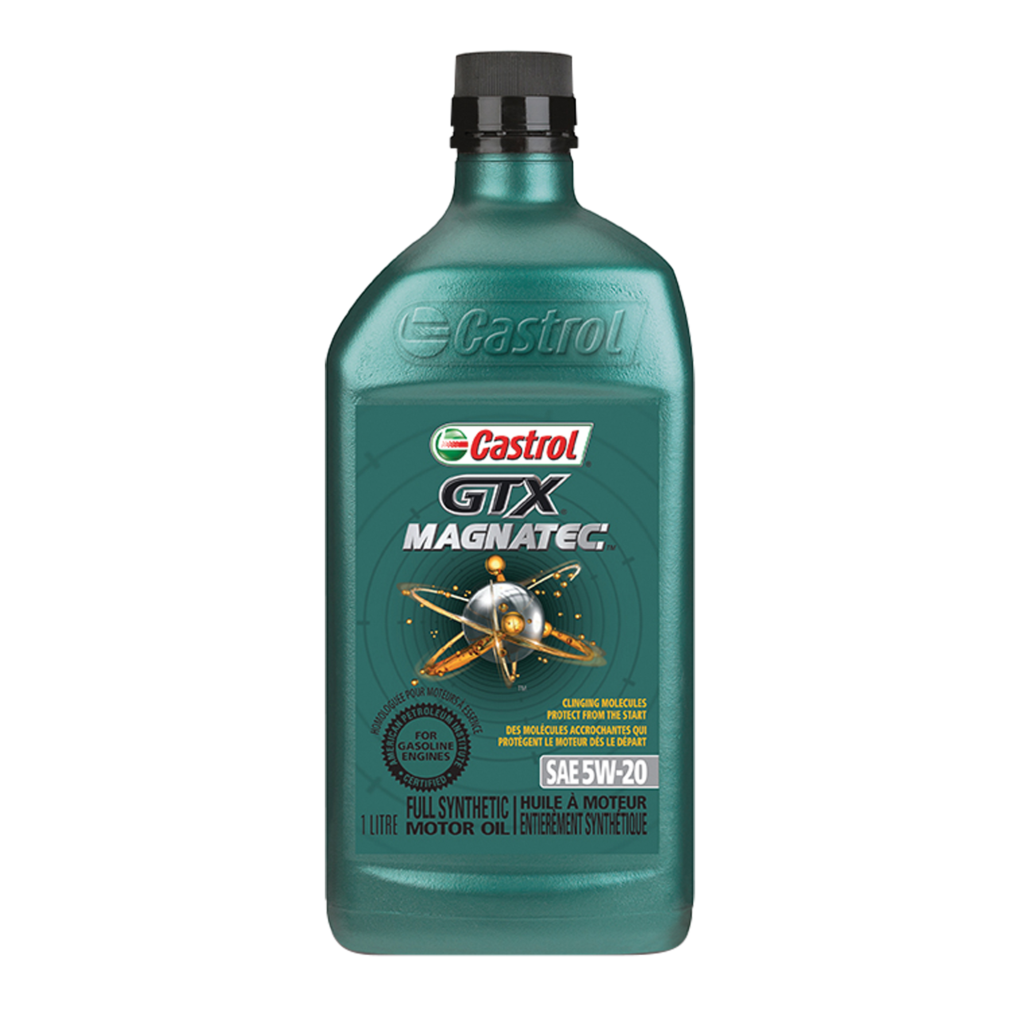 Castrol 0221538 GTX® MAGNATEC 5W20 Motor Oil, 1 L, Bottle