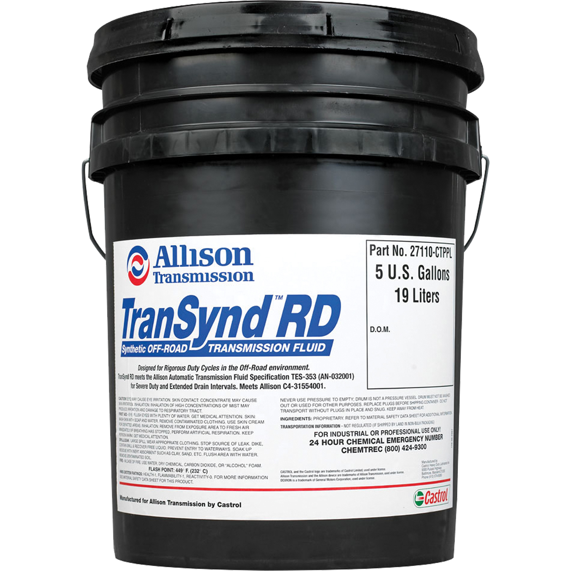 Castrol 0109059 TranSynd RD Automatic Transmission Fluid