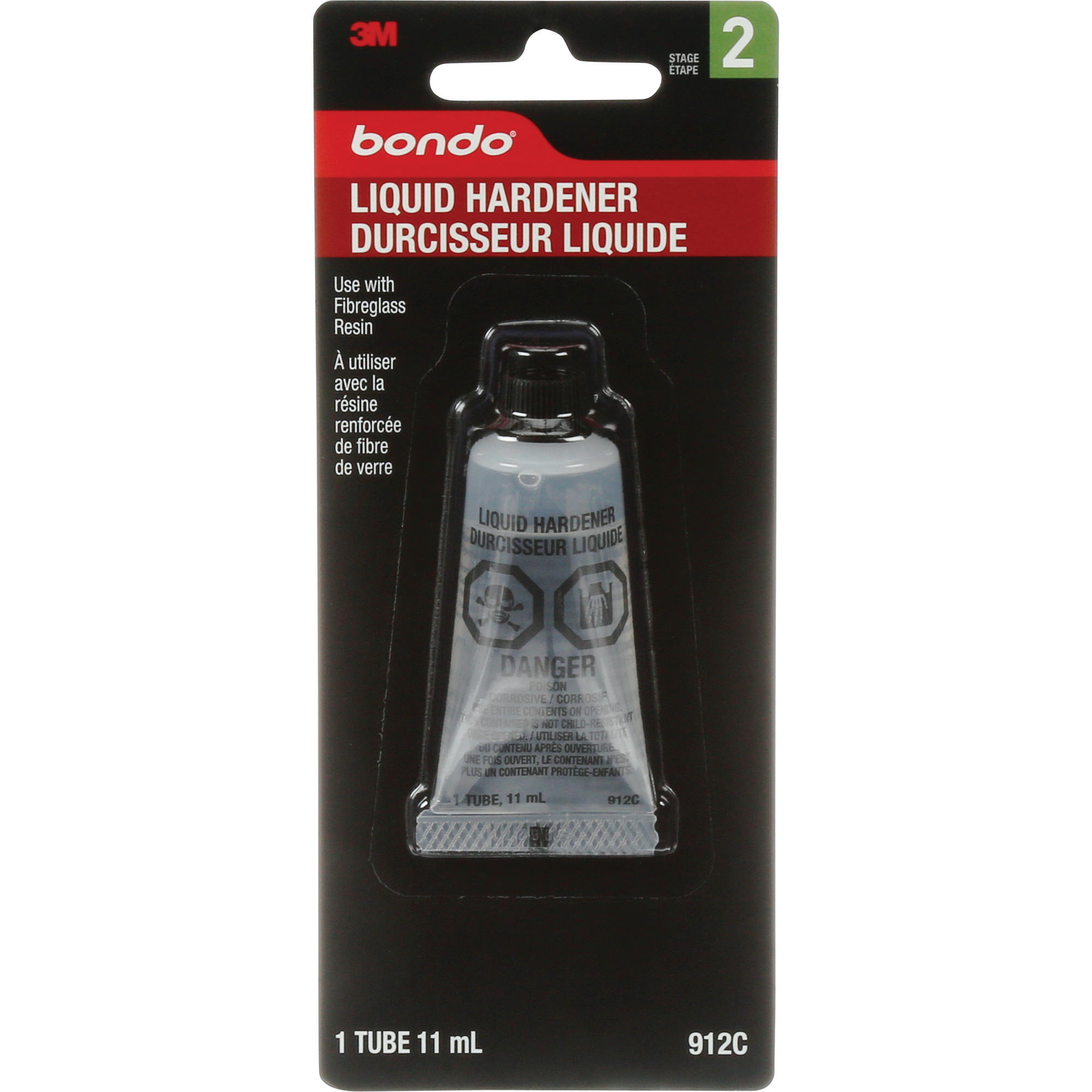3M B-00912C Bondo® Liquid Hardener, Tube
