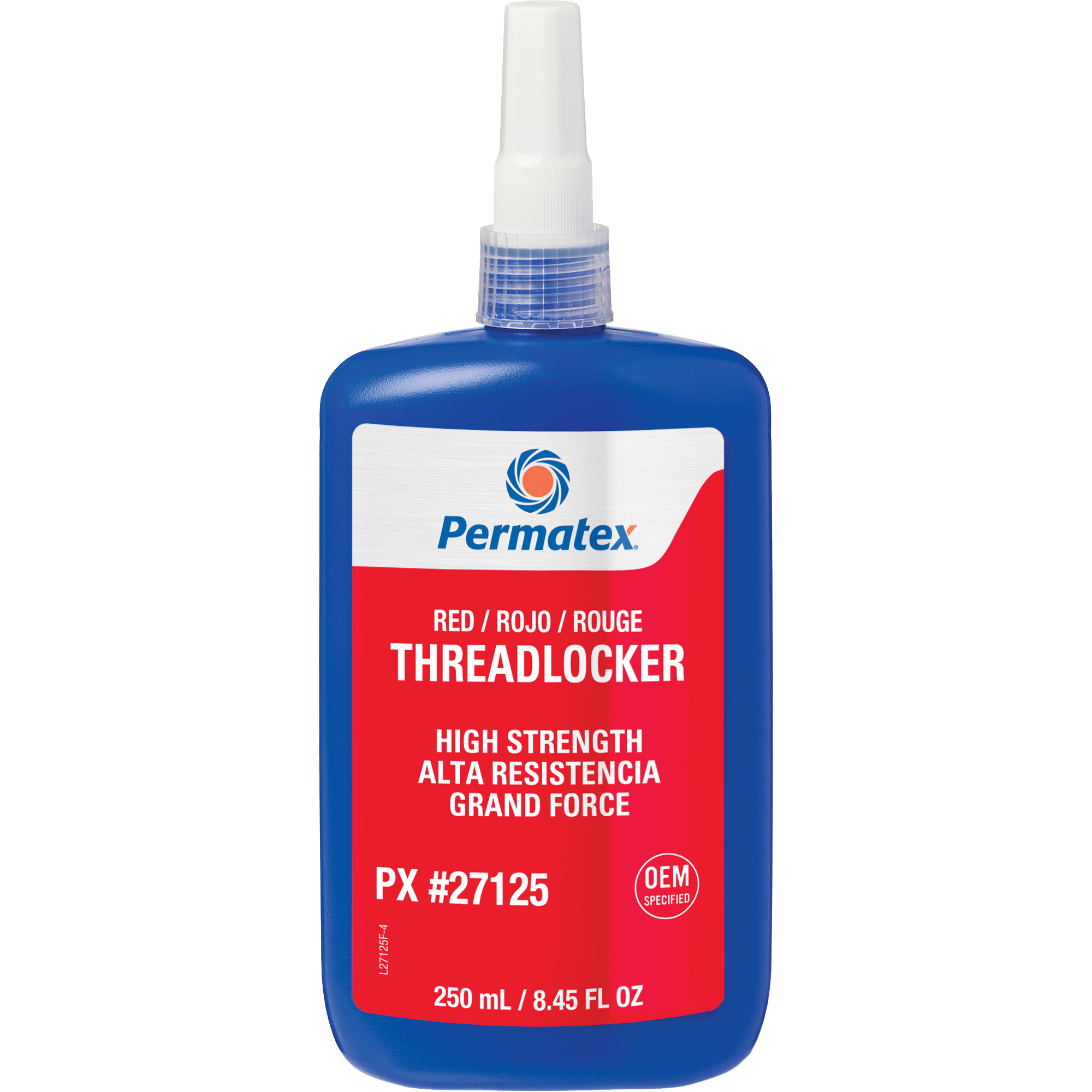PERMATEX Threadlocker, Red, High, 250 ml, Bottle AH119 (27125) | Shop Threadlocker | TENAQUIP