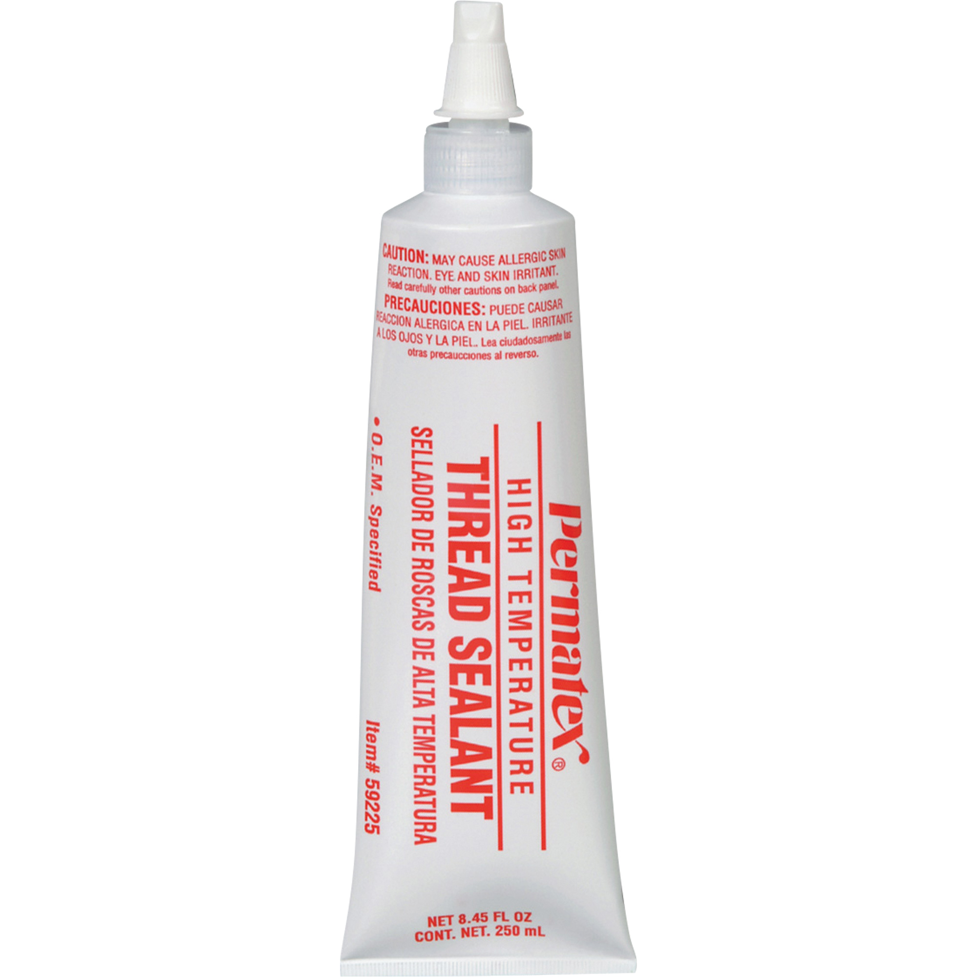 Permatex 59225 High Temperature Thread Sealant, Tube, 250 ml, -54° C ...