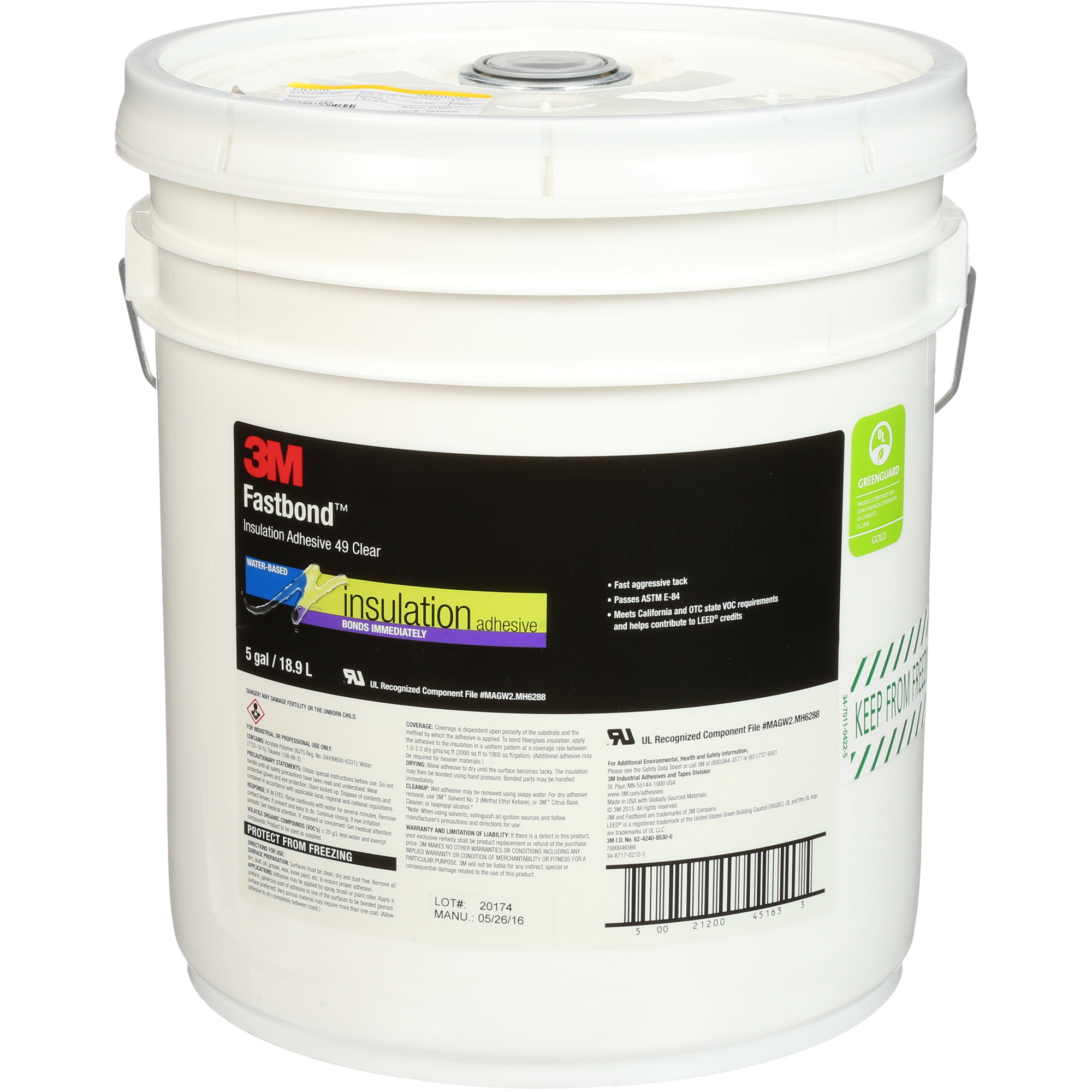 3M 49-5GAL Fastbond Insulation Adhesive