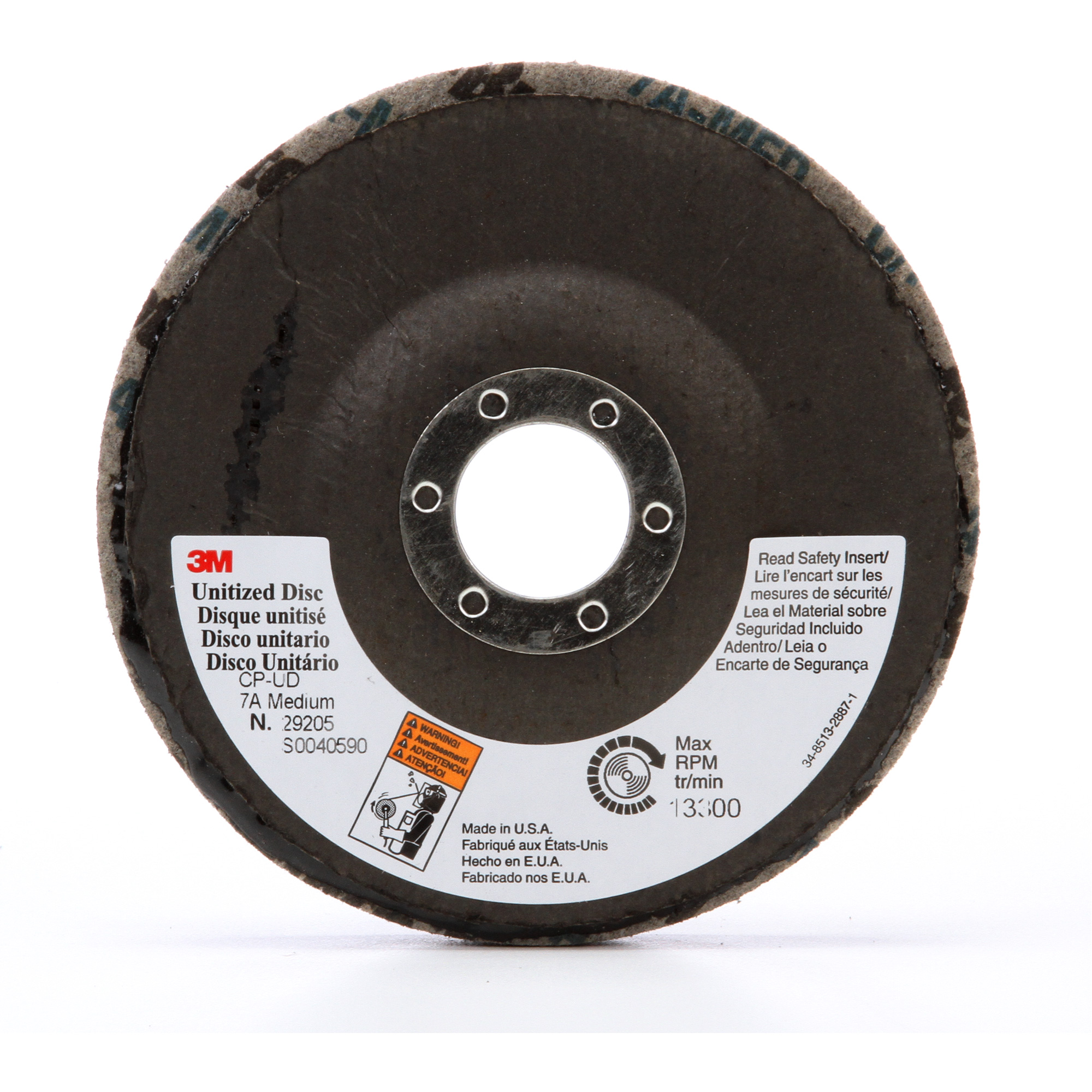 3M SB29205 Scotch-Brite Cut & Polish Unitized Disc