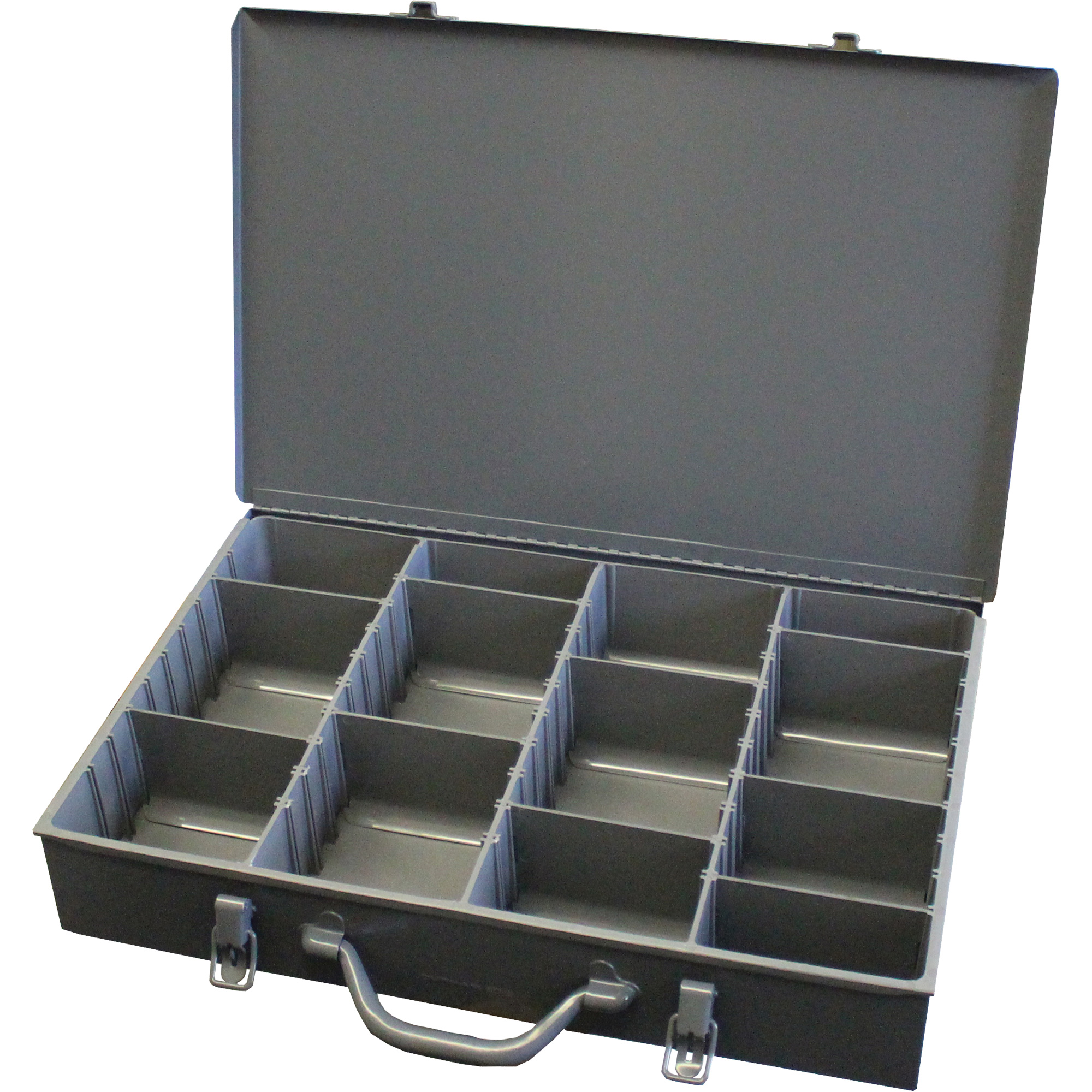 DURHAM MANUFACTURING Adjustable Compartment Boxes, Steel, Variable ...