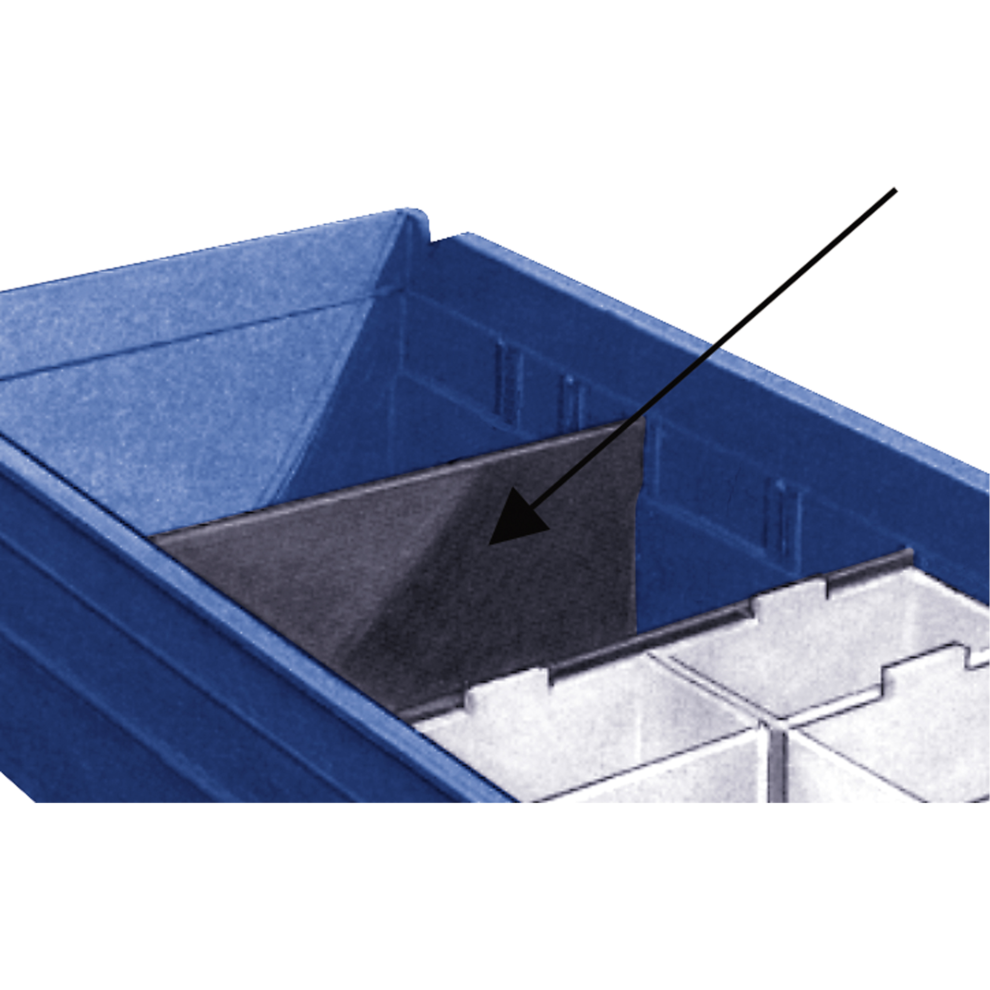 Quantum Storage System DSB102 Shelf Bins - Bin Dividers