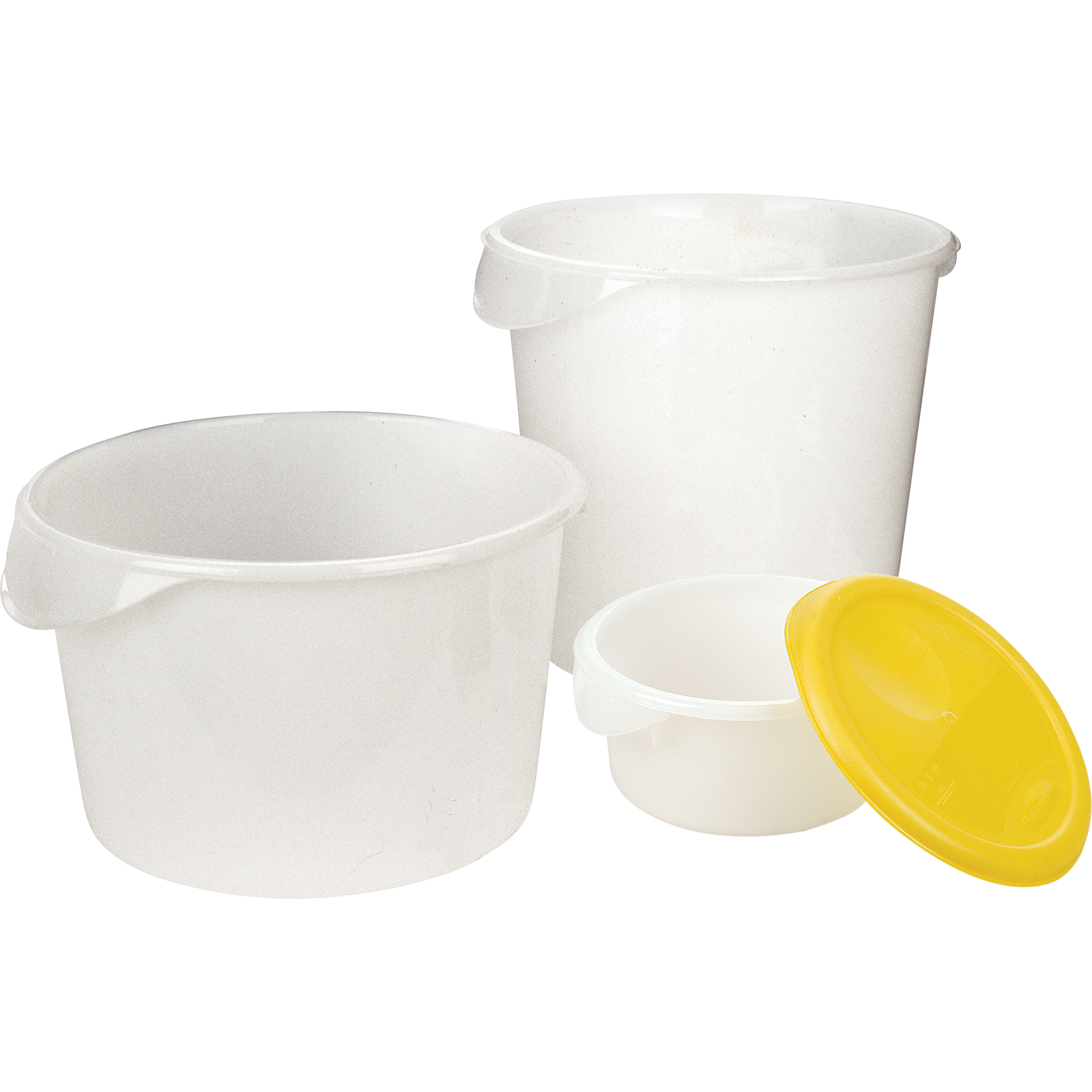 RUBBERMAID Round Storage Containers CB583 (FG572000WHT) | Shop ...