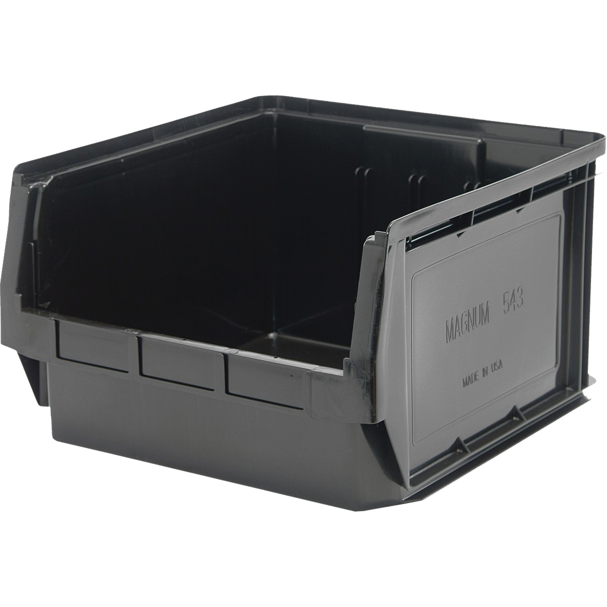 Quantum Storage System QMS543BK Stacking Container, 18.375" W x 18.375 ...