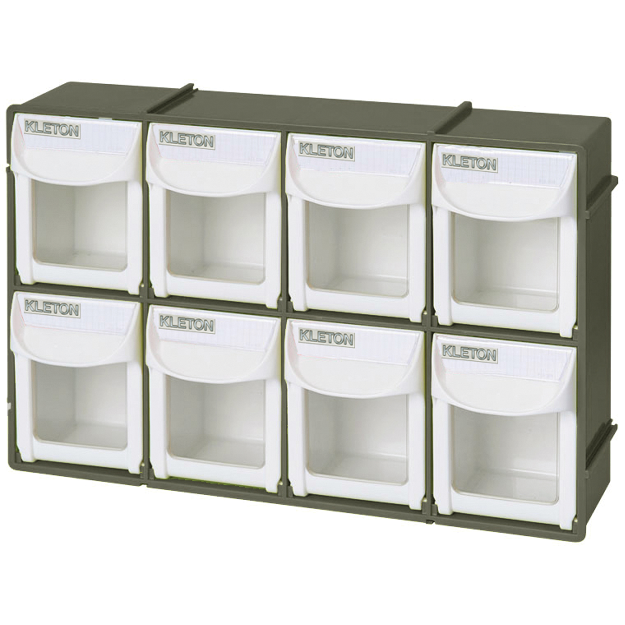 KLETON Heavy Duty Tilt Bins, 11-3/4" W x 2-3/4" D x 7-7/8" H, 8 Drawers ...