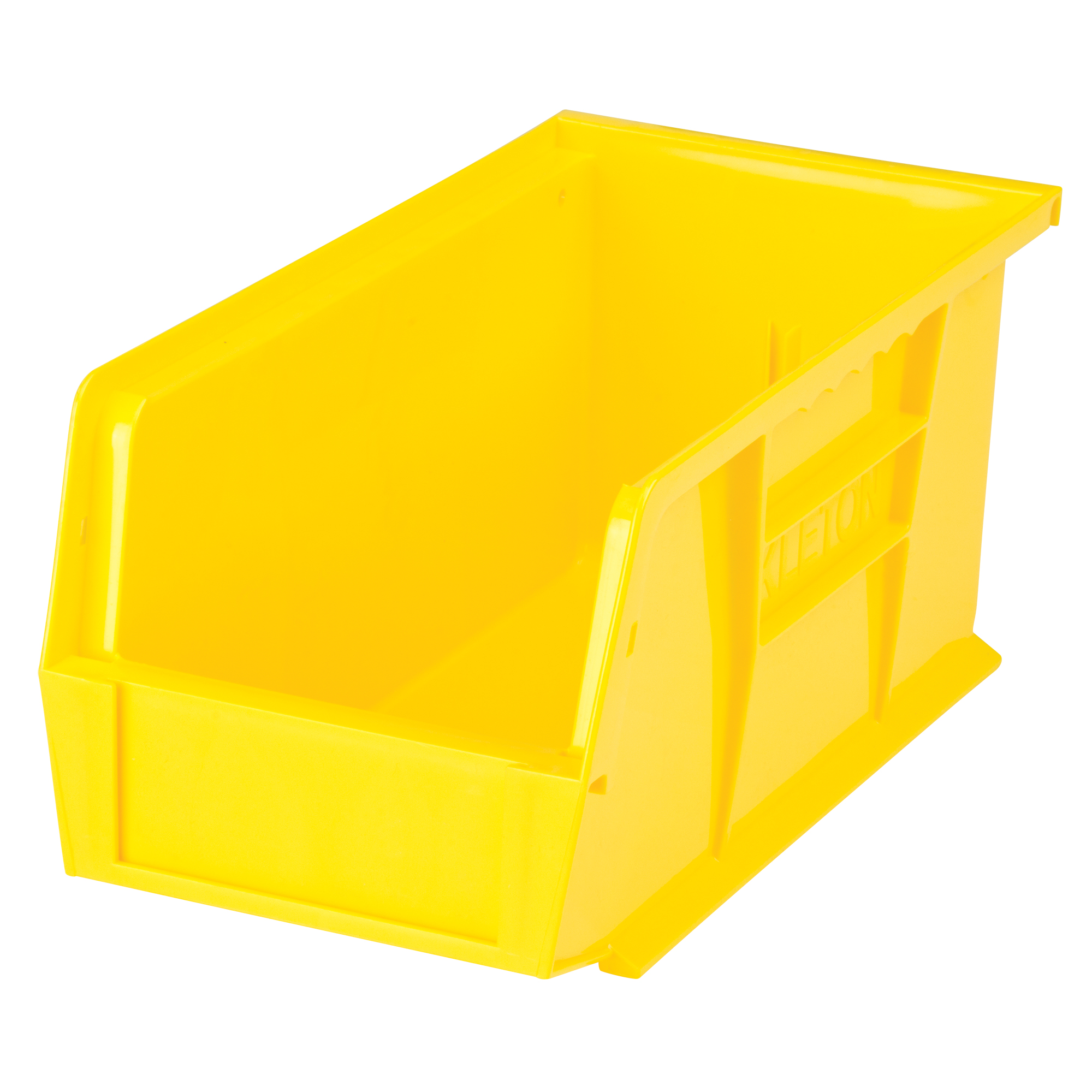 KLETON Stack & Hang Bin, 5-1/2" W x 5" H x 10-7/8" D, Yellow CF833 ...