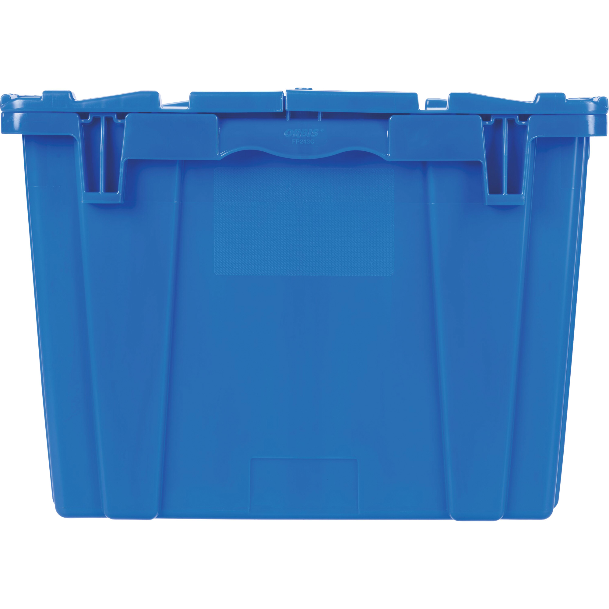 ORBIS FP243C FliPak Nestable Tote, 26.9" x 16.9" x 12.1", Blue CG166 ...