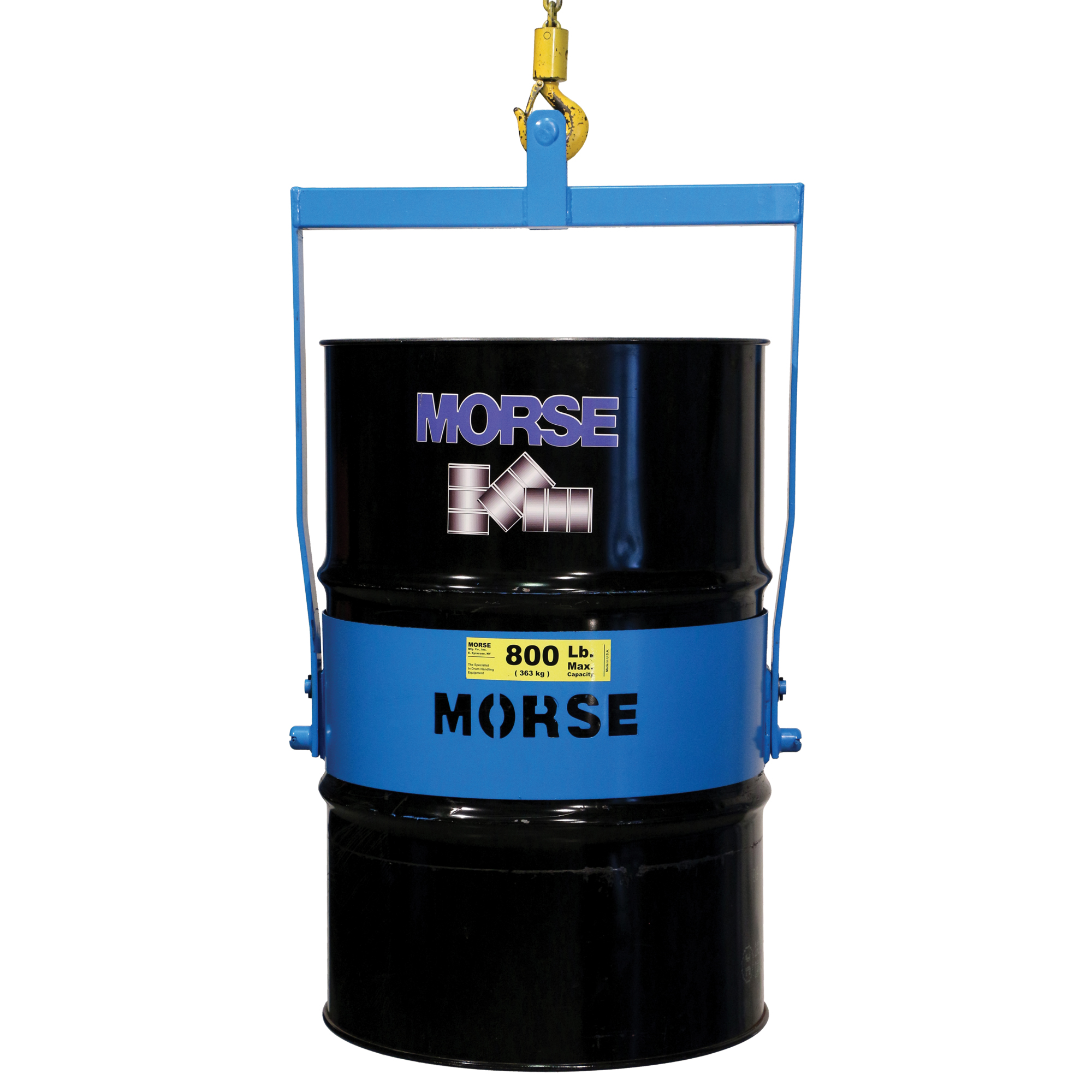 Morse Drum Lifters - Manual Tilt, 55 US gal. (45 Imperial Gal.) Drum ...