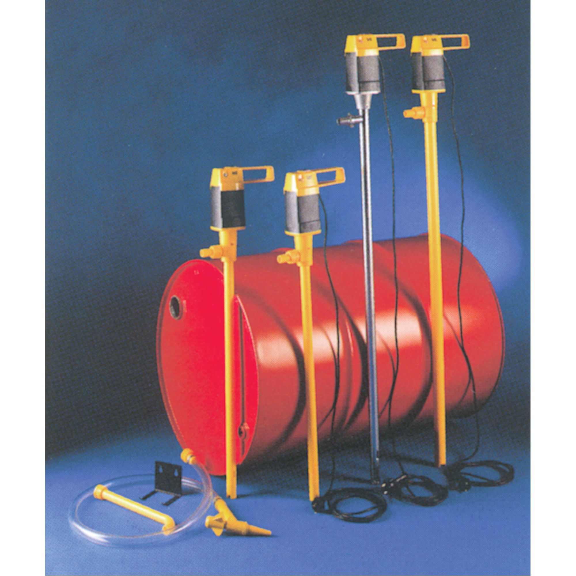 LUTZ Pompes à tambour électriques, Polypropylène, 12,5 gal./min DB827 ...