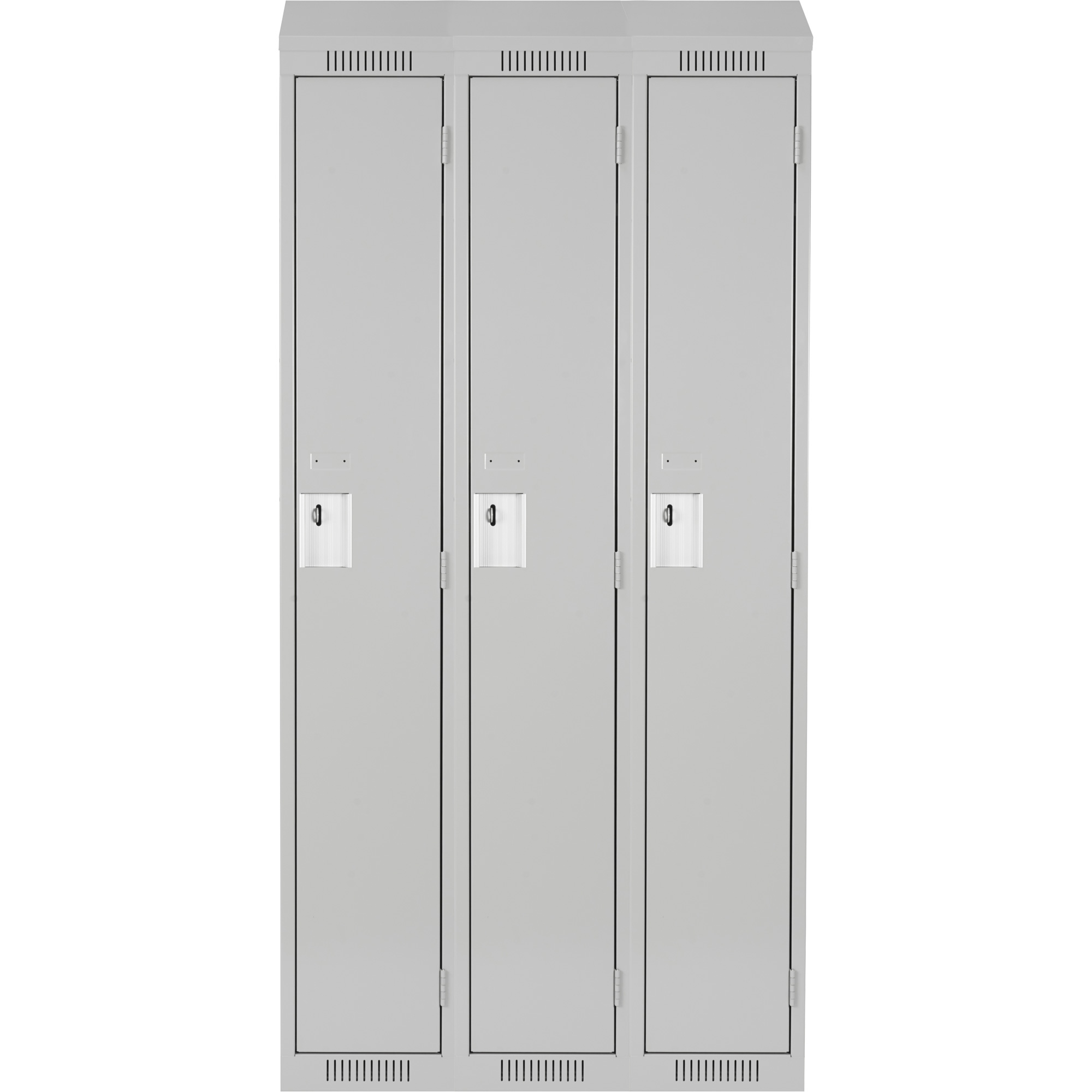 ANTHONY STEEL MFG. Clean Line Lockers, Bank of 3, 36" x 18" x 78 ...