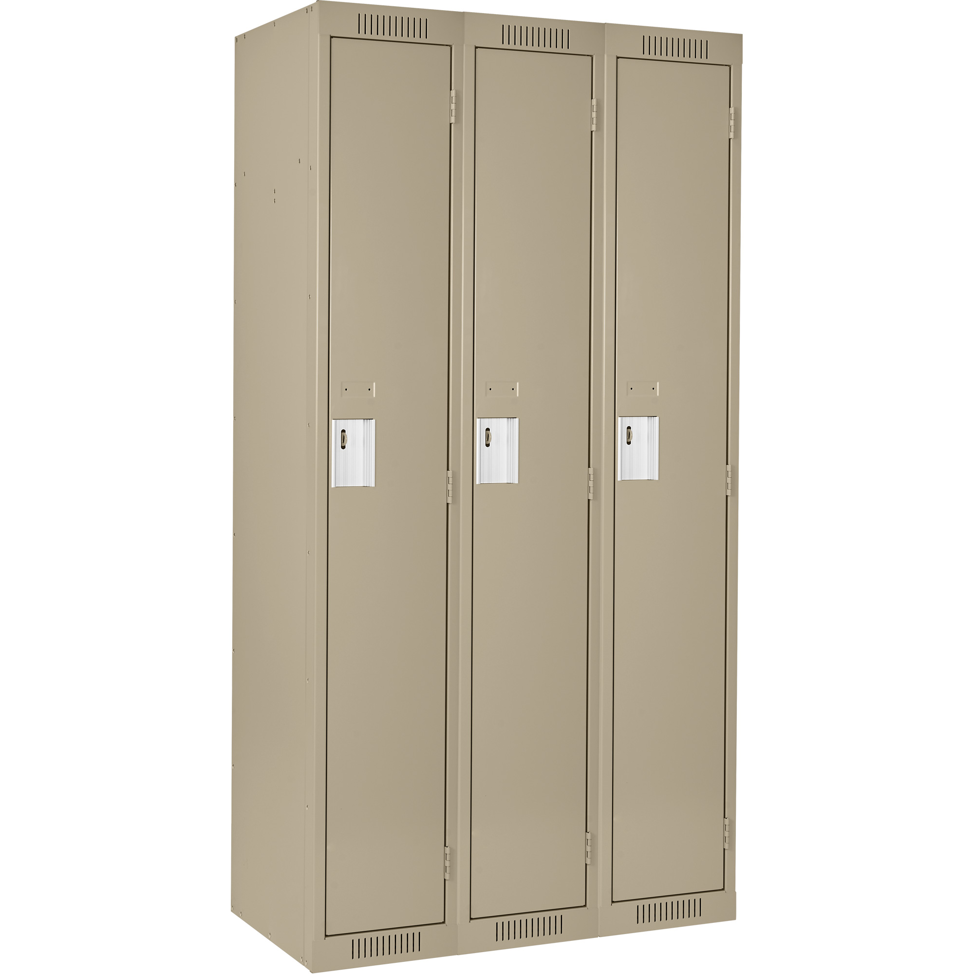 ANTHONY STEEL MFG. Clean Line Lockers, Bank of 3, 36" x 18" x 72 ...