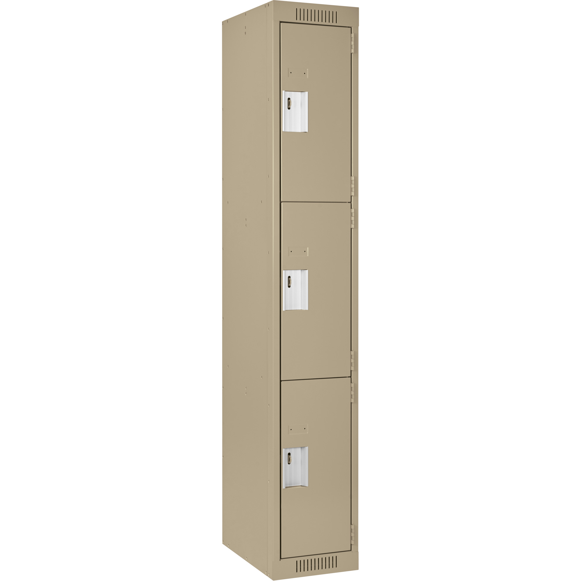 Anthony Steel Mfg. Clean Line Lockers, 3 -tier, 12" x 12" x 72", Steel ...
