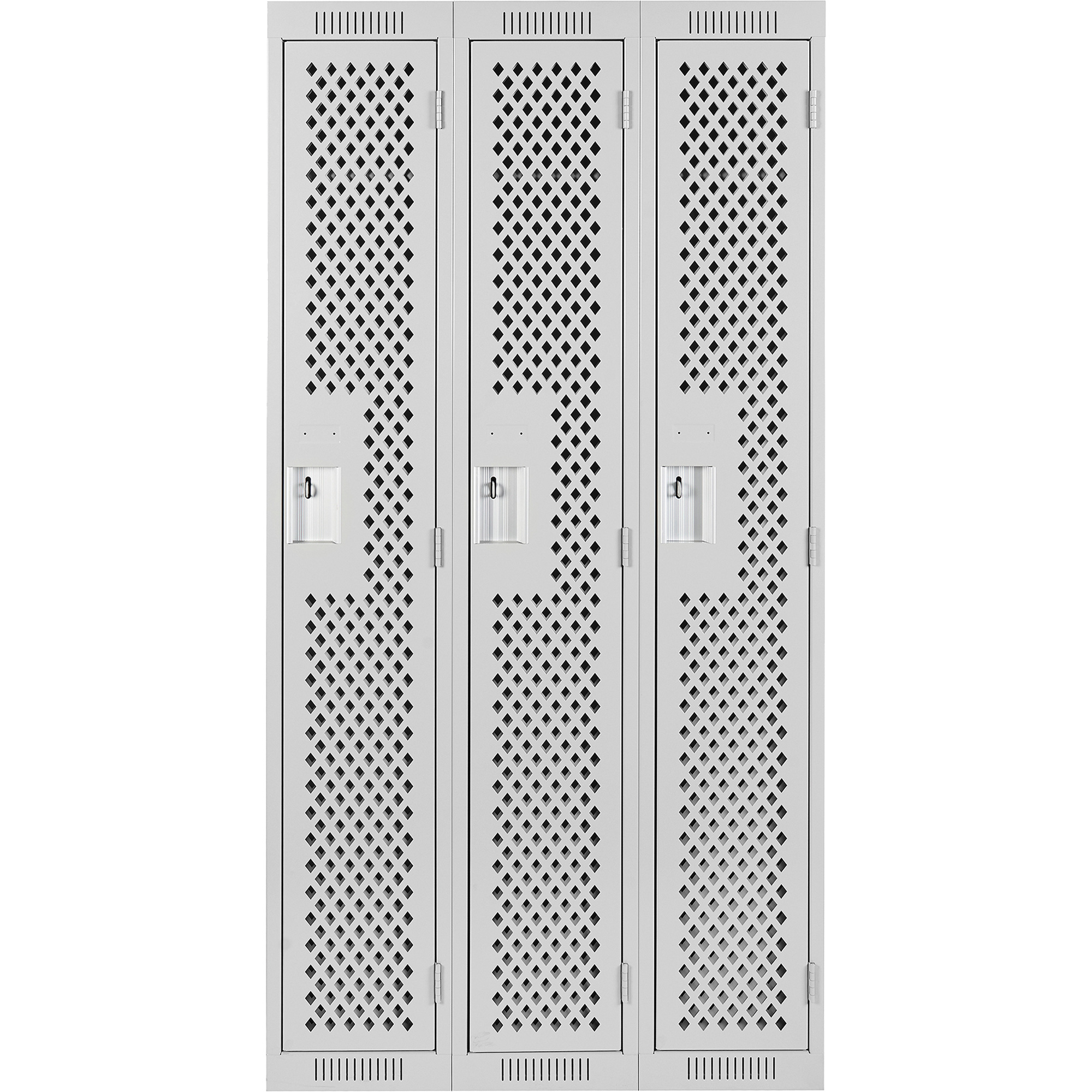 ANTHONY STEEL MFG. Clean Line Lockers, 3 -tier, 12" x 15" x 72", Steel ...
