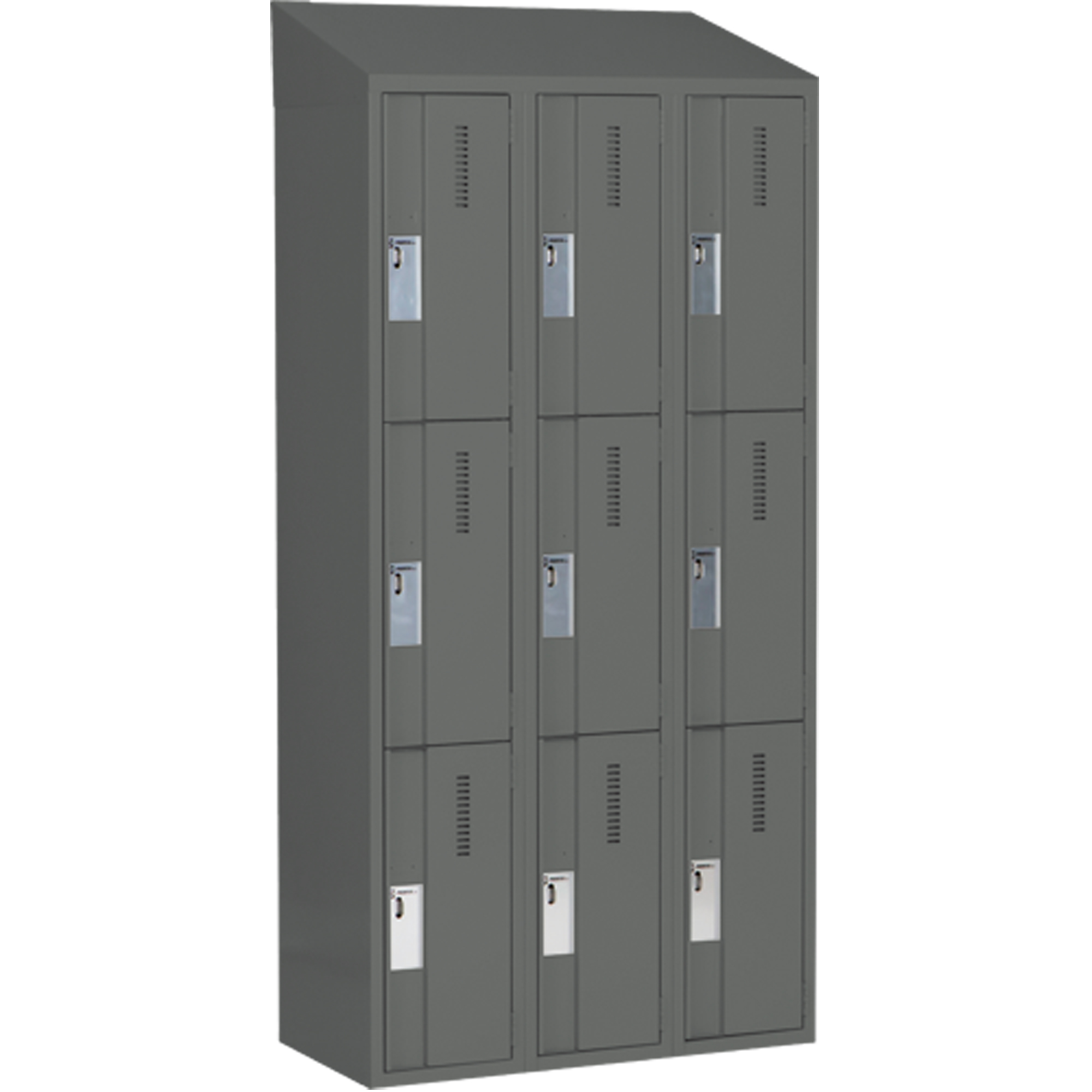 Perfix Inc. 3-121872-3-007-9364 Concorde Heavy-Duty Lockers, 3 -tier ...