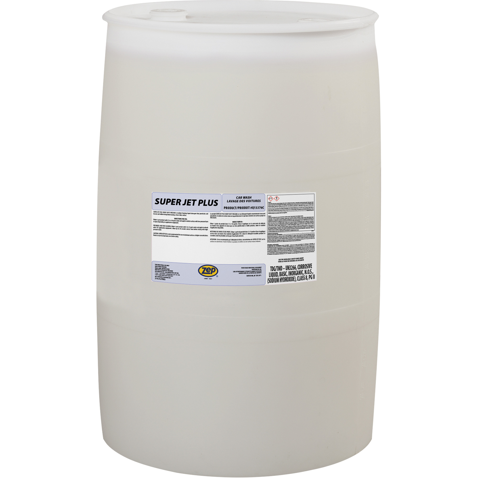 Zep Q13376C Super Jet Plus Brushless Vehicle Wash, 210 L, Drum