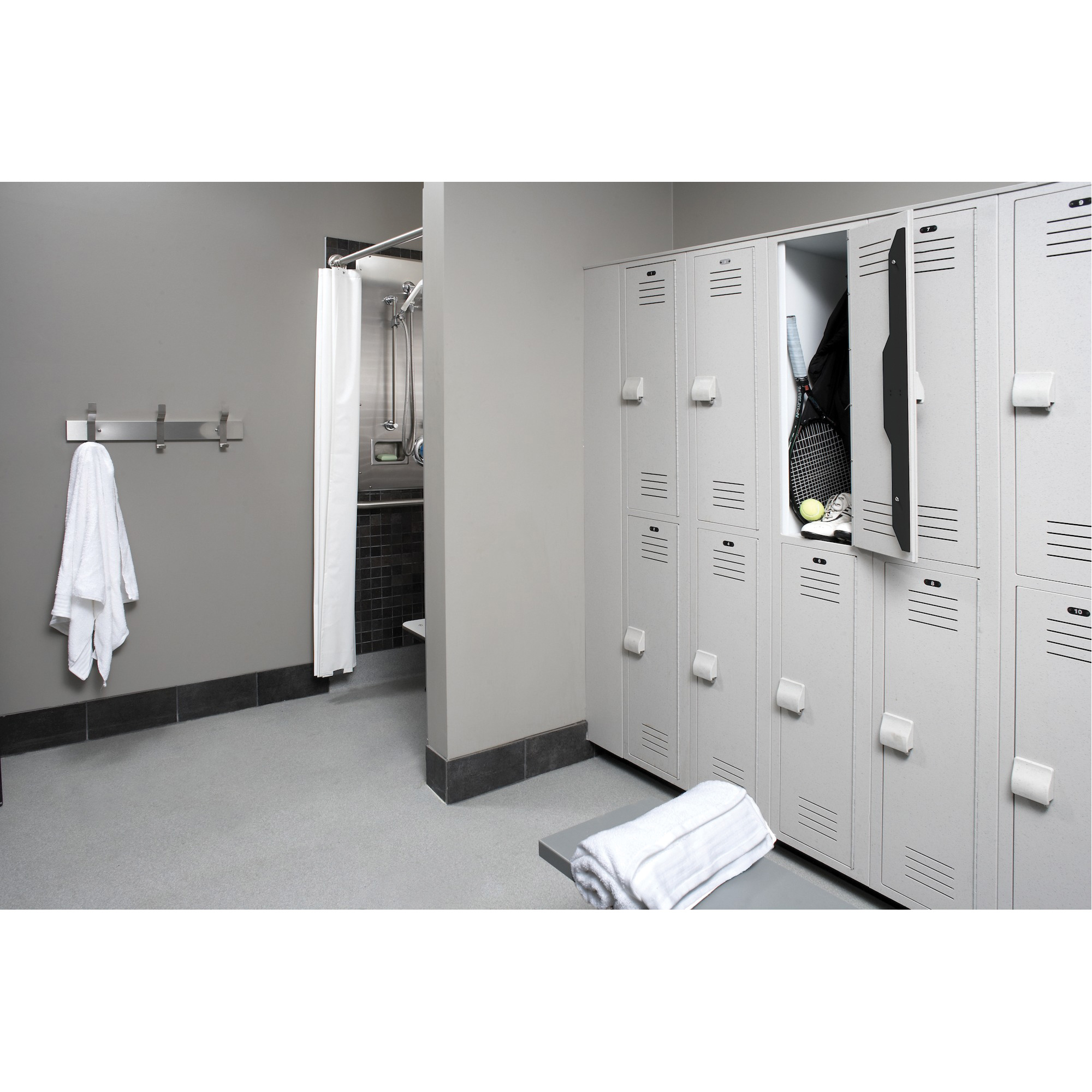 BRADLEY Lenox® Plastic Z-Locker Starter Unit FM899 | Shop Plastic ...