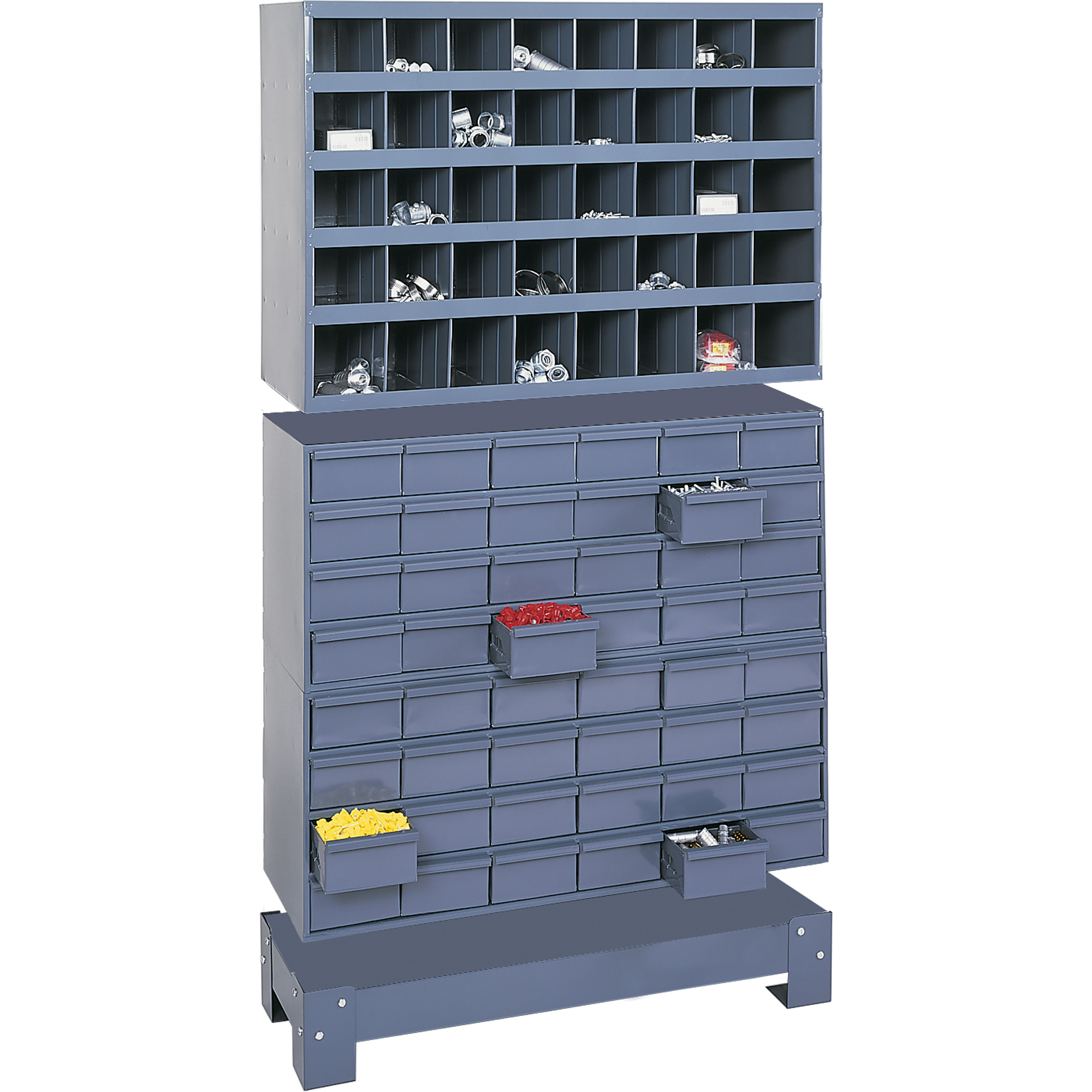 Durham Manufacturing FN377 Modular Small Parts Storage Unit, Steel, 48 ...