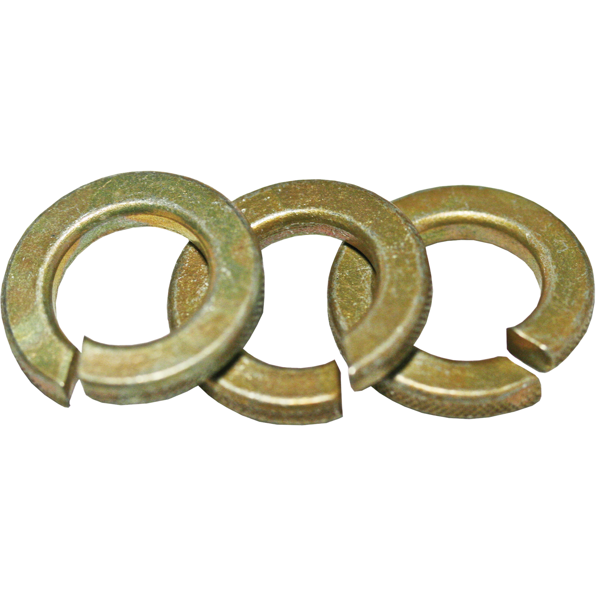 GE238 Split Lock Washer, 5/8", Yellow Zinc