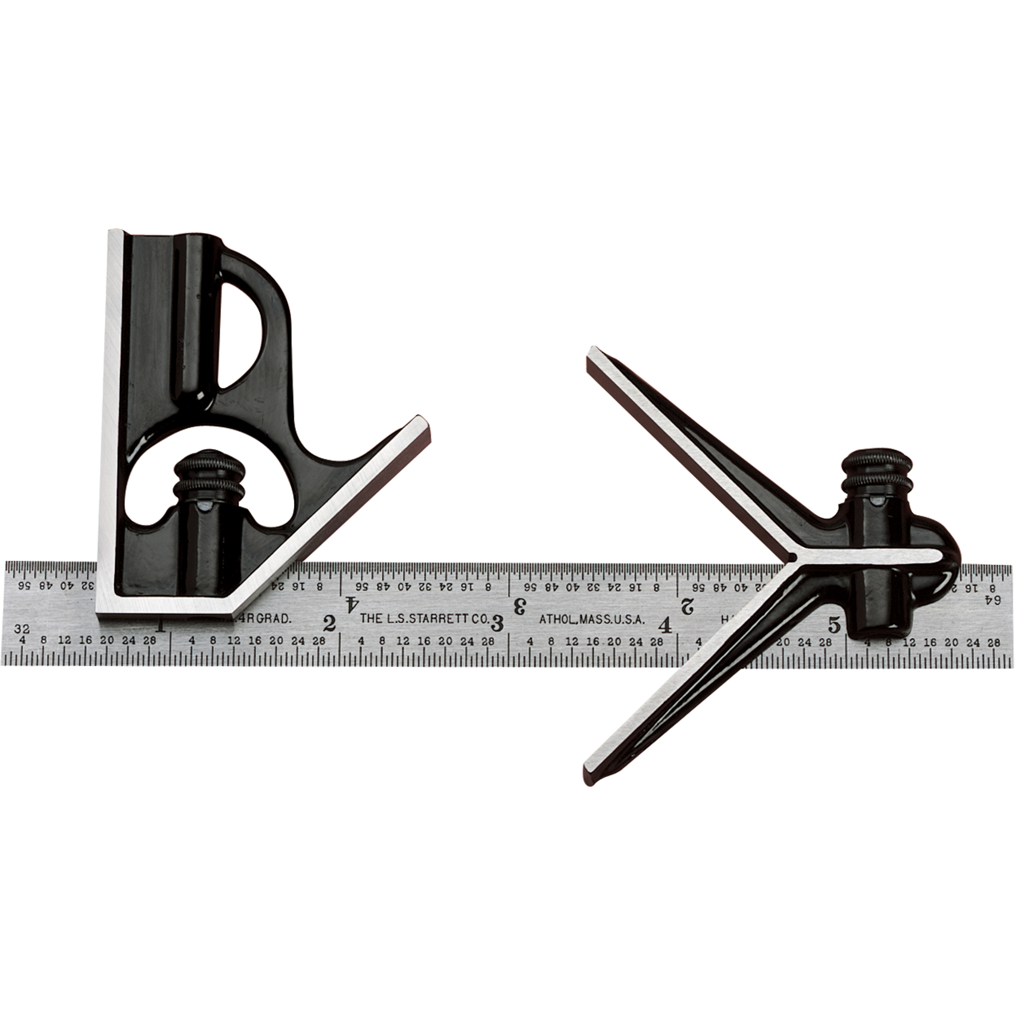 STARRETT Junior Combination Squares, Steel, Plain HT381 (50226) | Shop ...