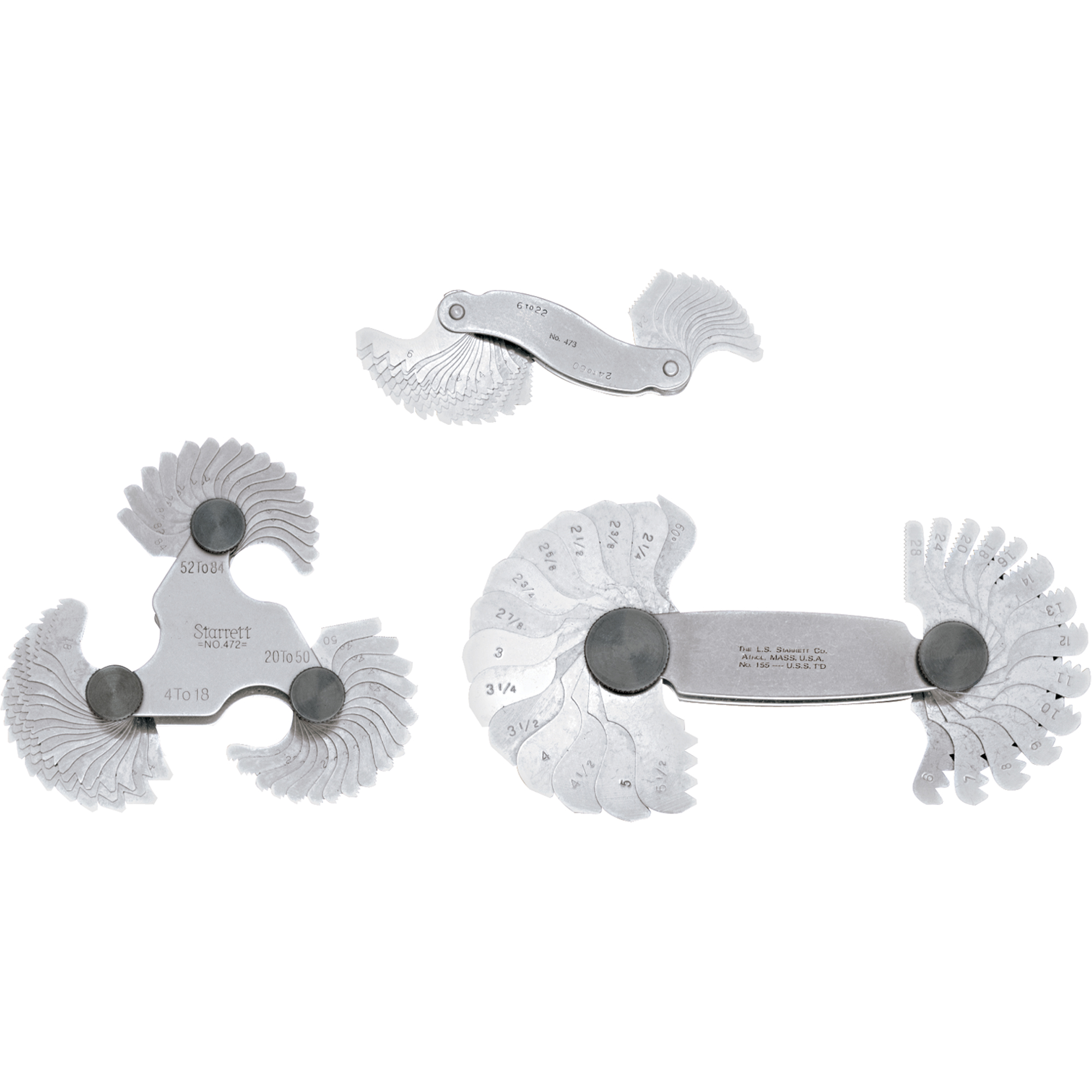 STARRETT Jauges de filetage - en V, normalisées, norme nationale ...