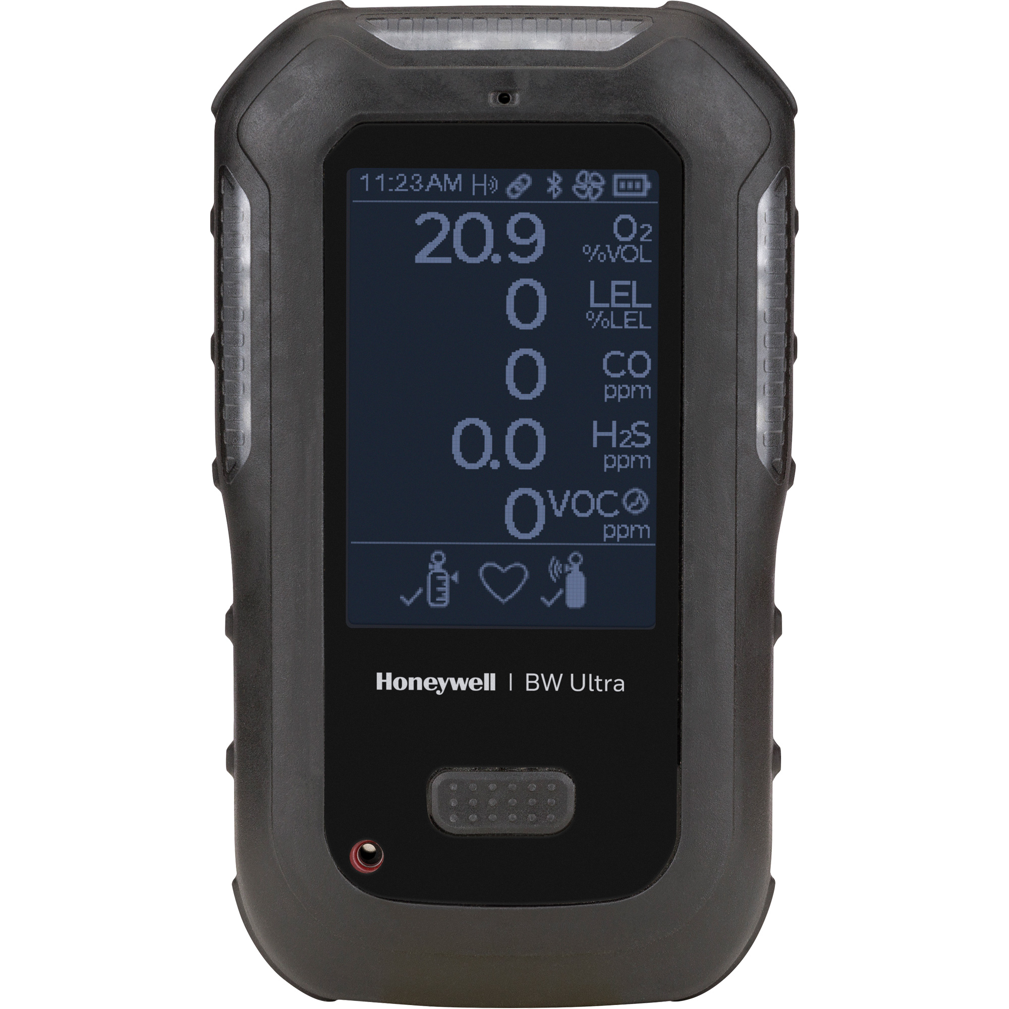 Honeywell HU-X1W1H1M1S1-B-N BW Ultra Gas Detector, 5 Gas, LEL - O2 - H2S - CO - SO2