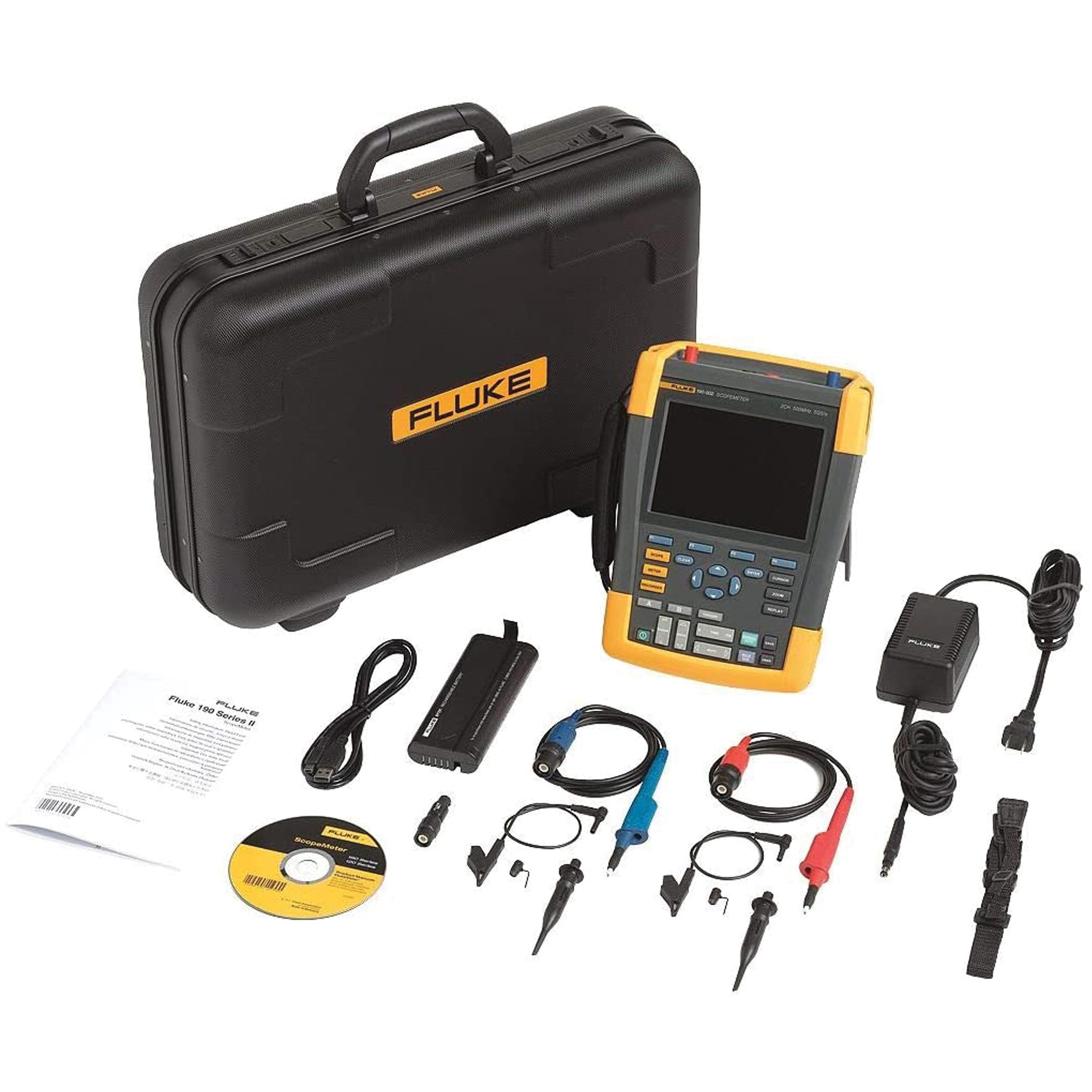 FLUKE Oscilloscope avec trousse ScopeMeter 190-204/AM/S IB027 (190-204 ...