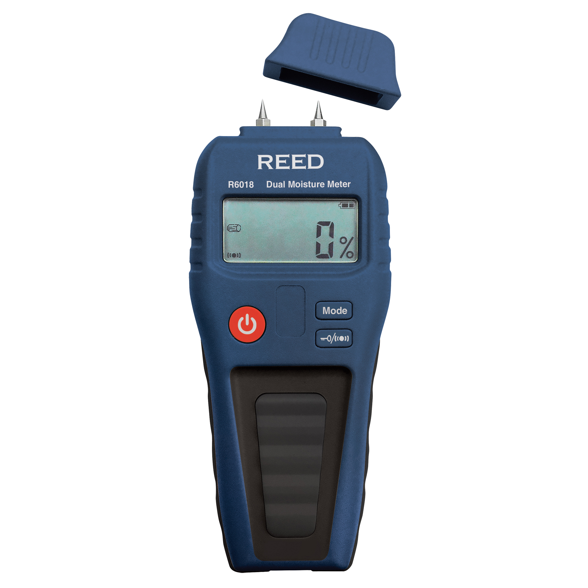 Reed Instruments R6018 Dual Moisture Meter, 0 - 80% Moisture Range, 41 ...