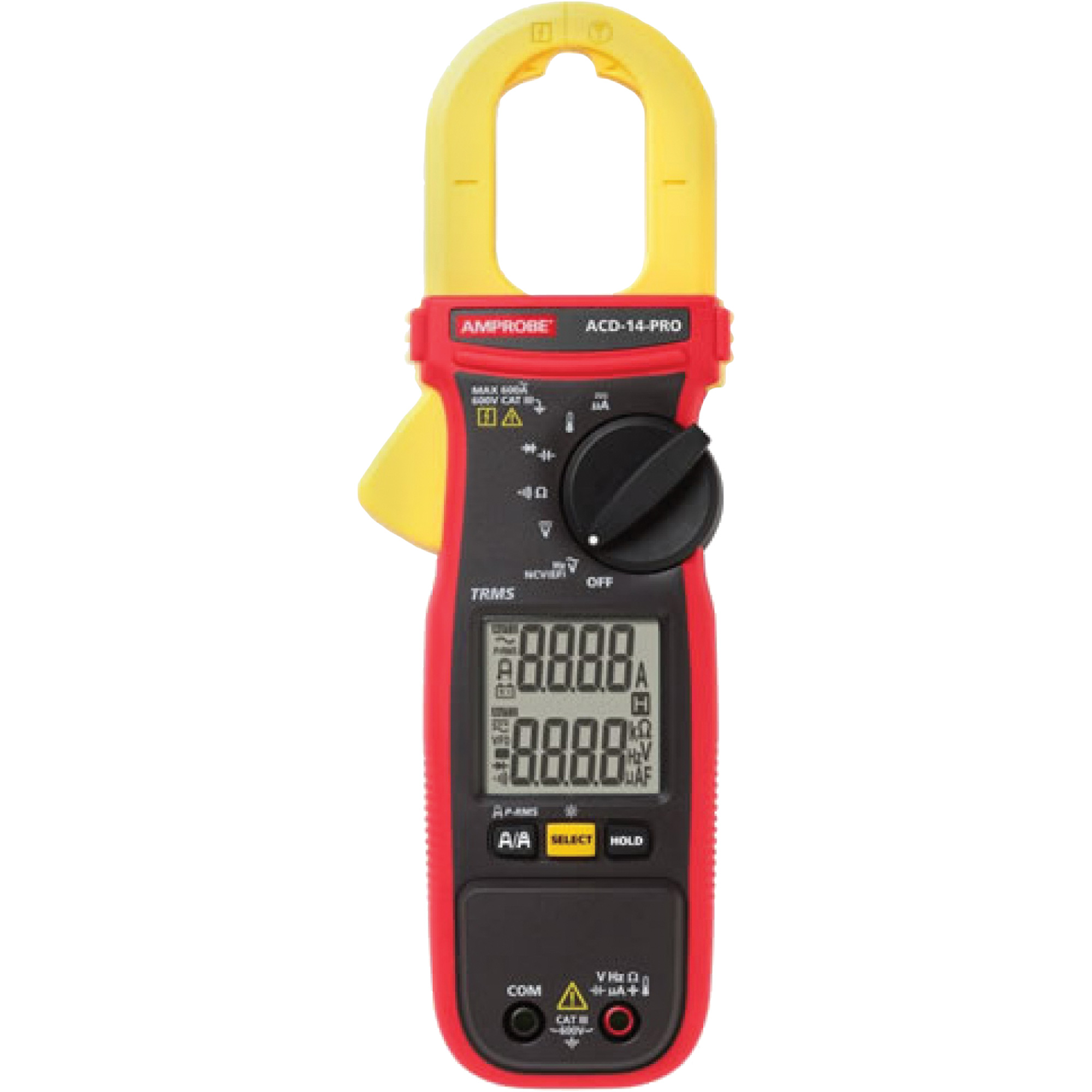 Amprobe ACD-14-PRO ACD-14-PRO Clamp-On TRMS Multimeter with Dual ...