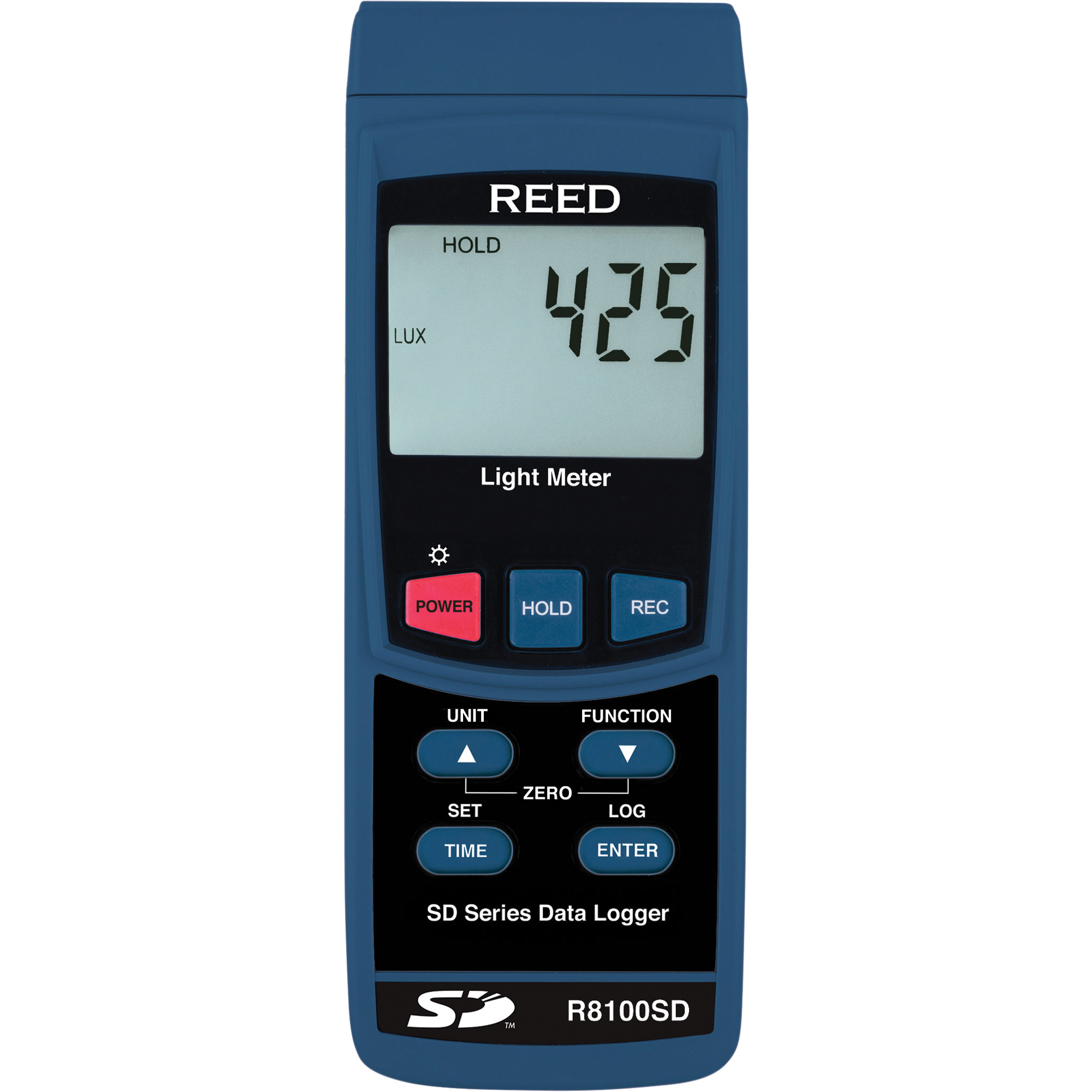 Reed Instruments R8100SD-NIST Light Meter with NIST Certificate