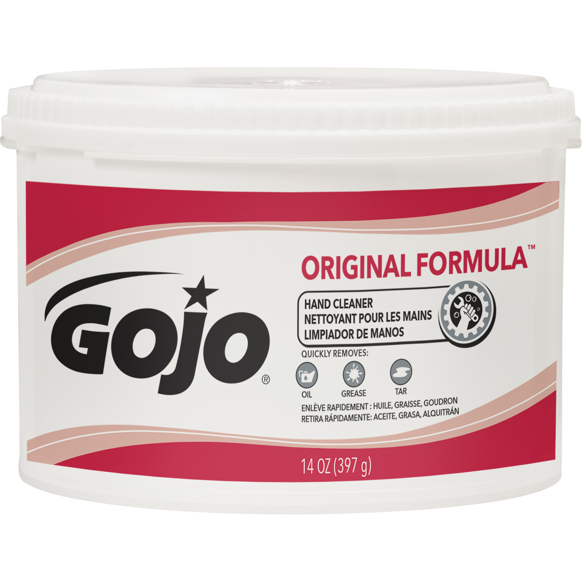 Gojo 1109-12 Original Formula Hand Cleaner, Cream, 414 ml, Jar/Plastic ...