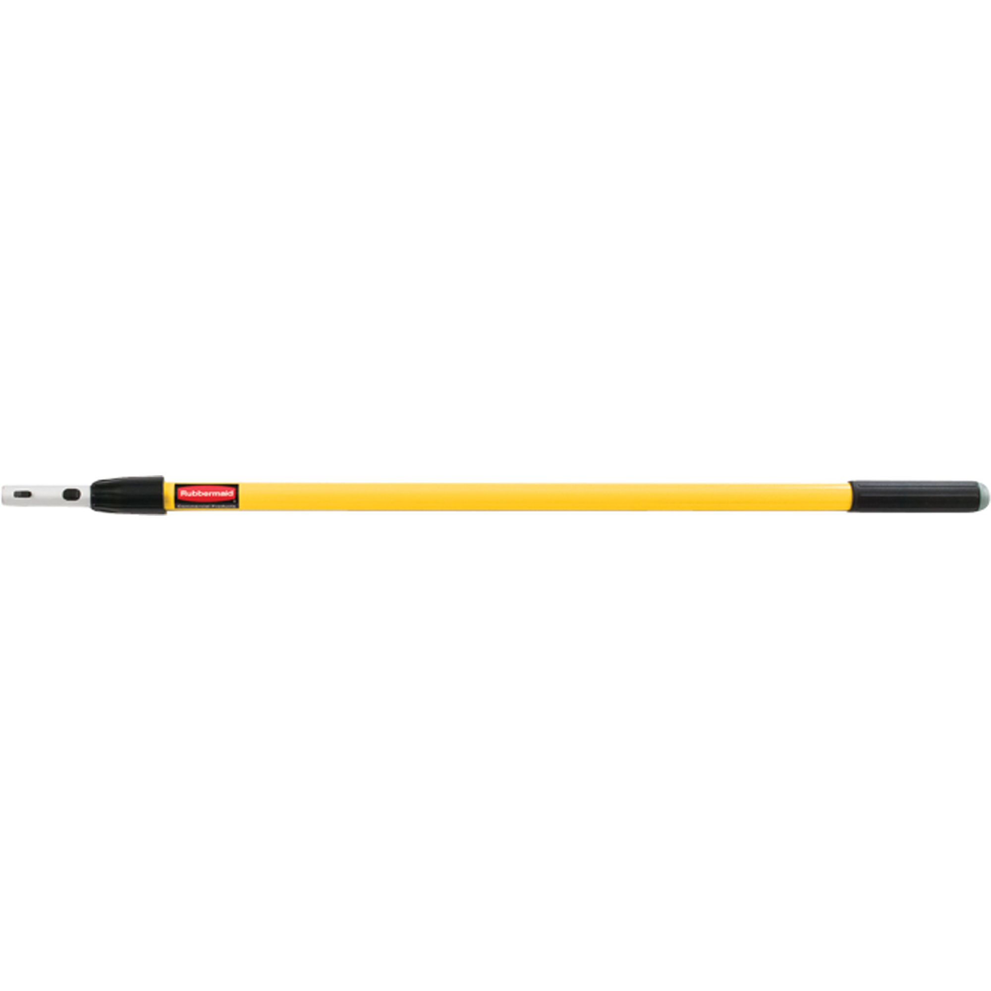 RUBBERMAID Handle, Aluminum, Telescopic, Quick-Connect Tip, 48"-72 ...