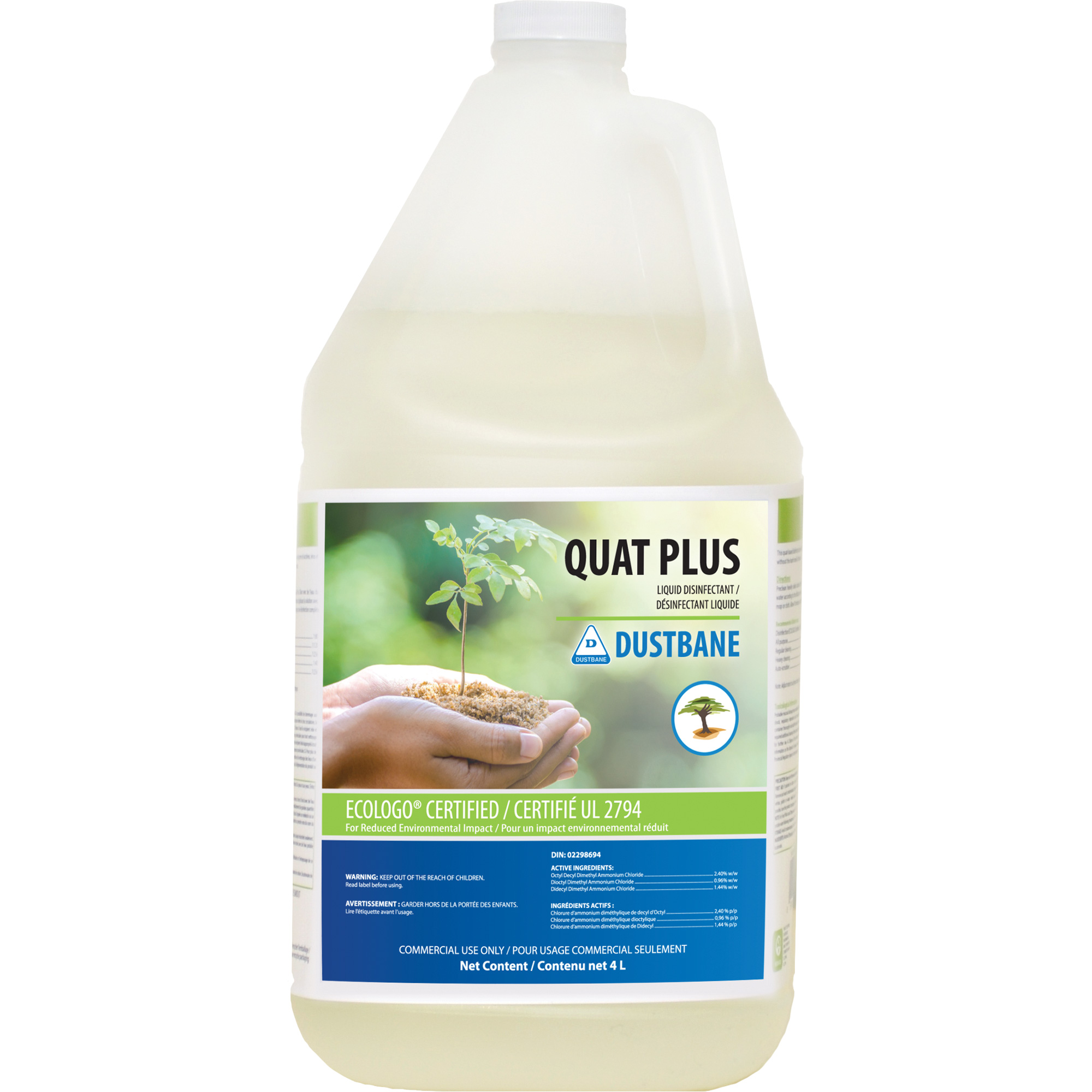 DUSTBANE Quat Plus - Disinfectants & Cleaners, Jug JD491 (50232) | Shop ...